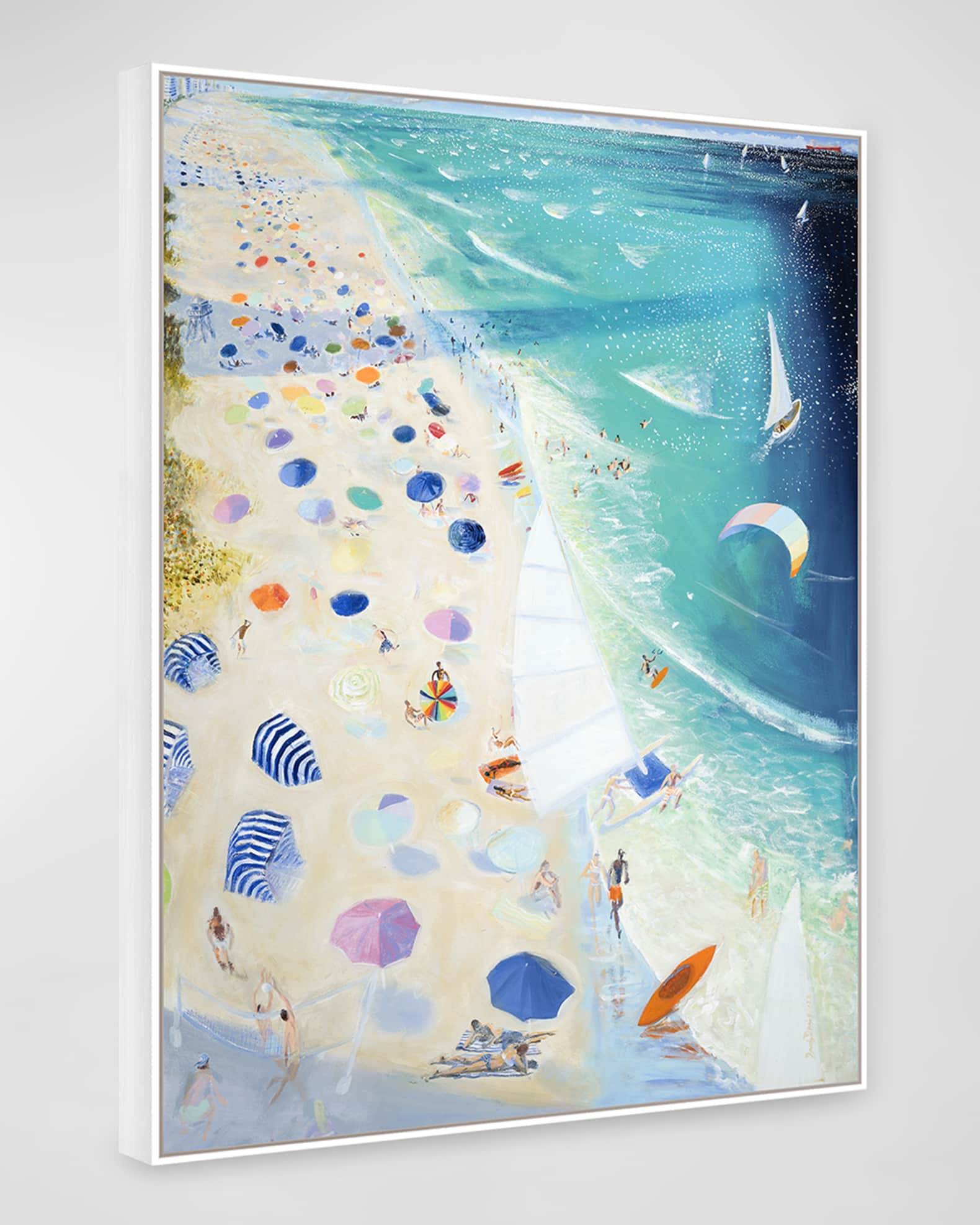 RFA Fine Art "Beach Club" Hand-Embellished Giclee by Joe Davis | Neiman ...