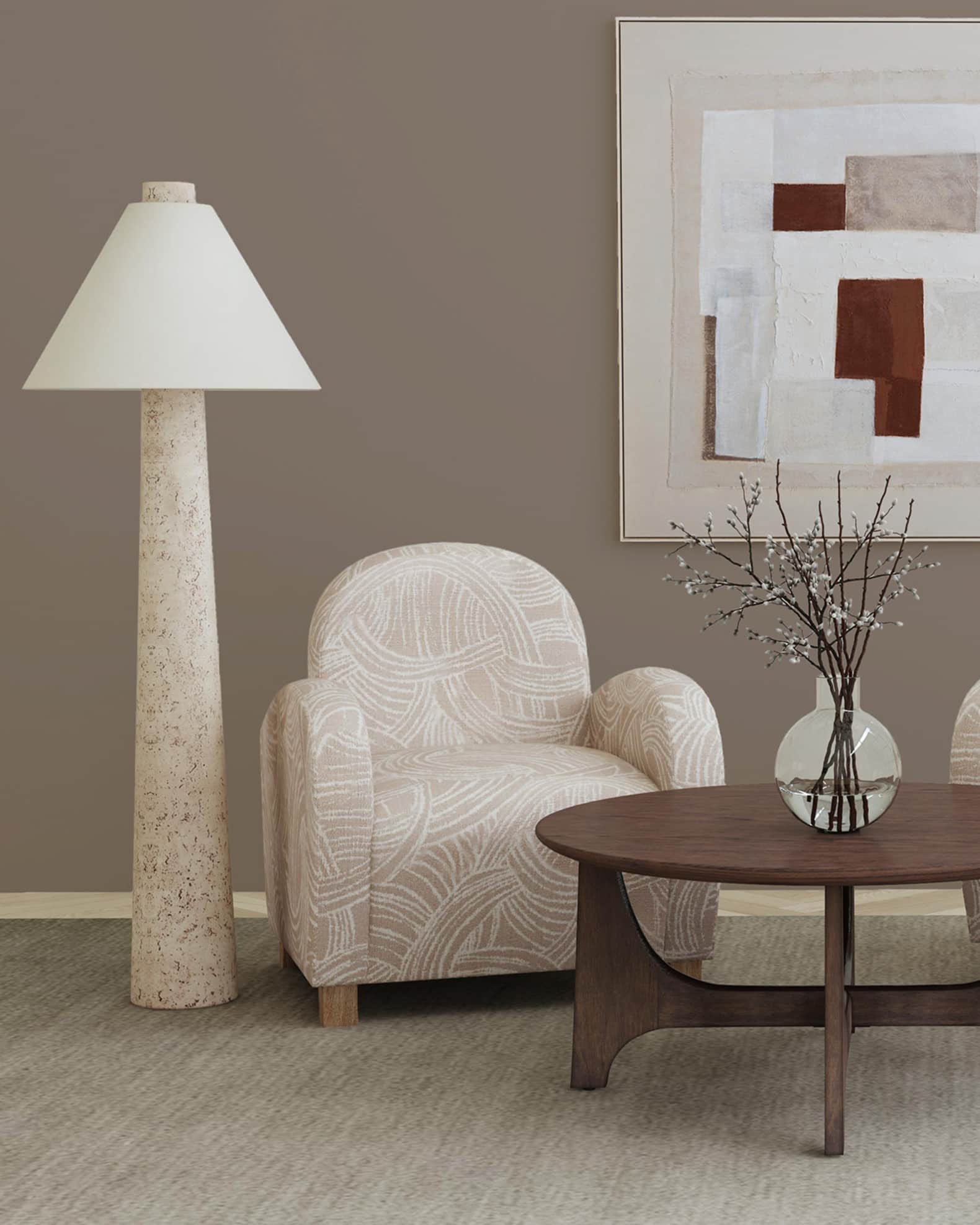 Katherine Noble by BMC Butler 64" Resin Floor Lamp | Neiman Marcus
