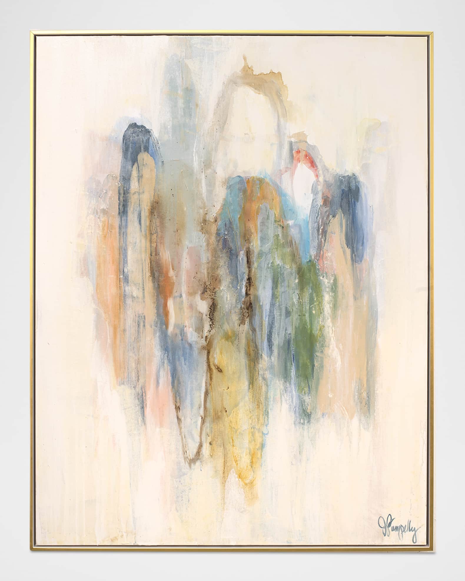 Jill Pumpelly Fine Art "Falling 1" Hand-Embellished Giclee | Neiman Marcus