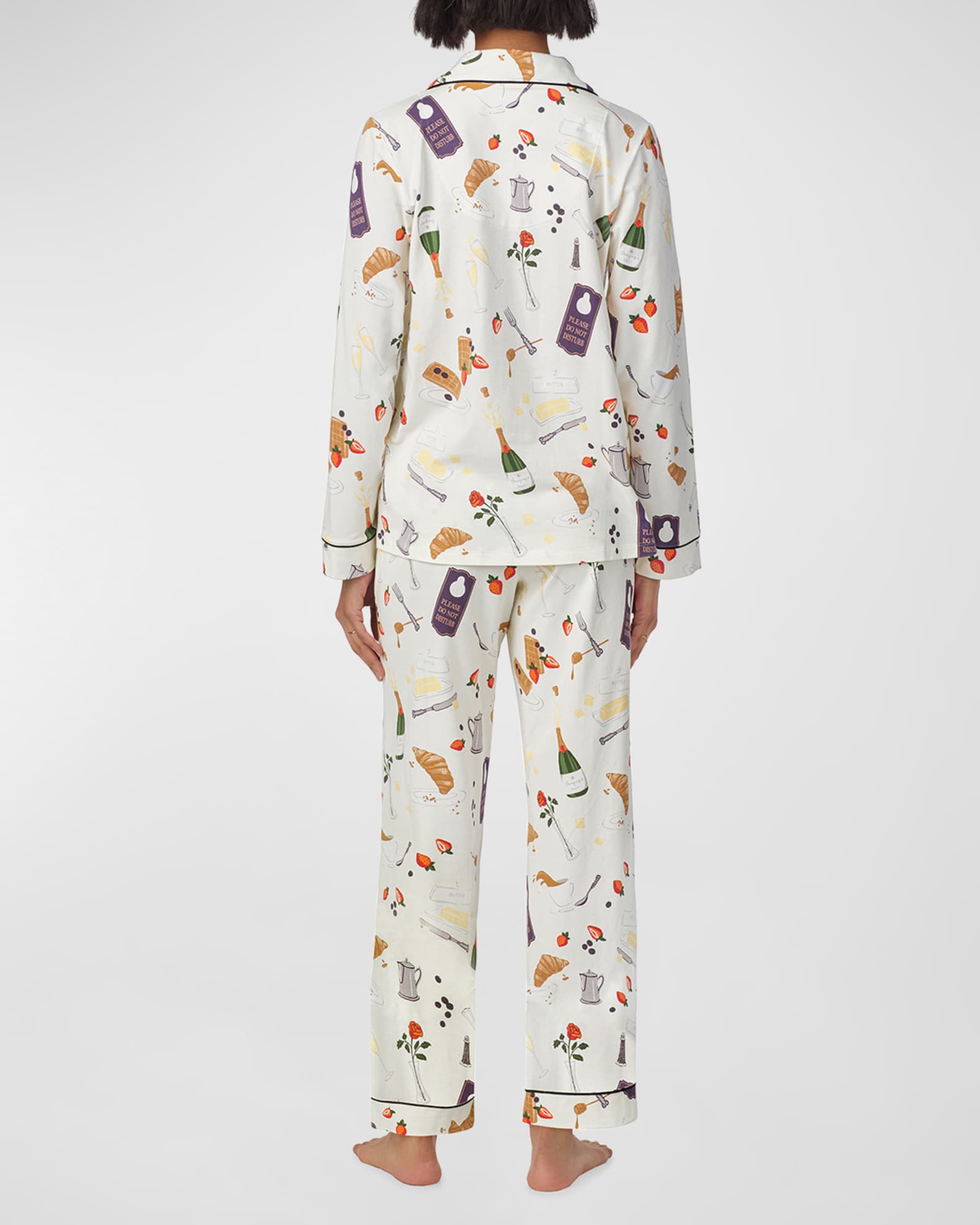 BedHead Pajamas Classic Organic Cotton Jersey Pajama Set | Neiman Marcus