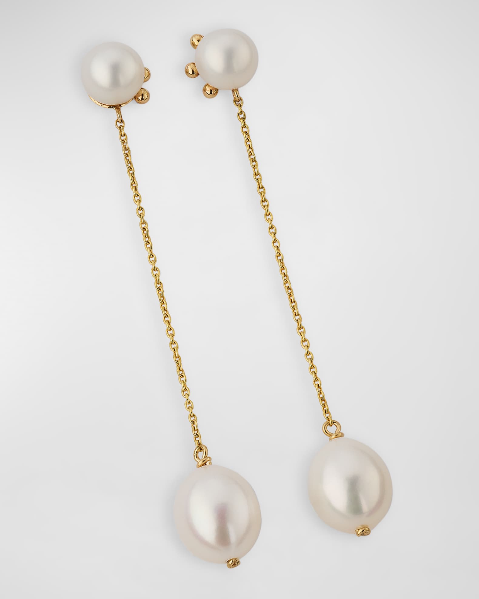 POPPY FINCH 14K Pearl Bubble Drop Earrings | Neiman Marcus