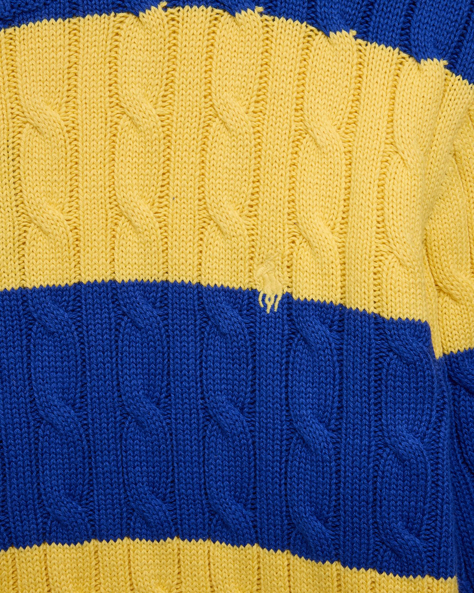 Boy's Cable-Knit Stripe Sweater | Neiman Marcus