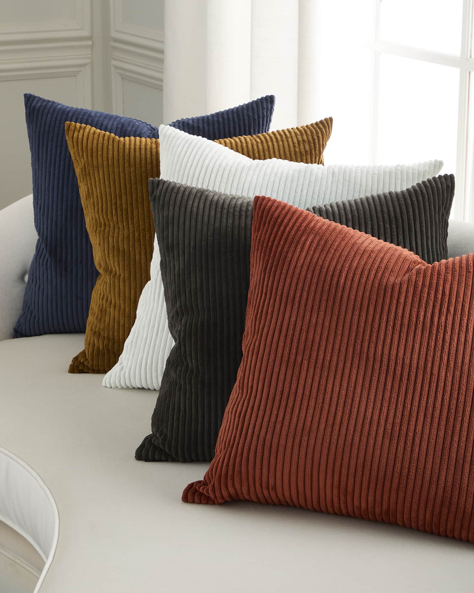 D.V. KAP Home Tuft Decorative Pillow, 24" Square | Neiman Marcus