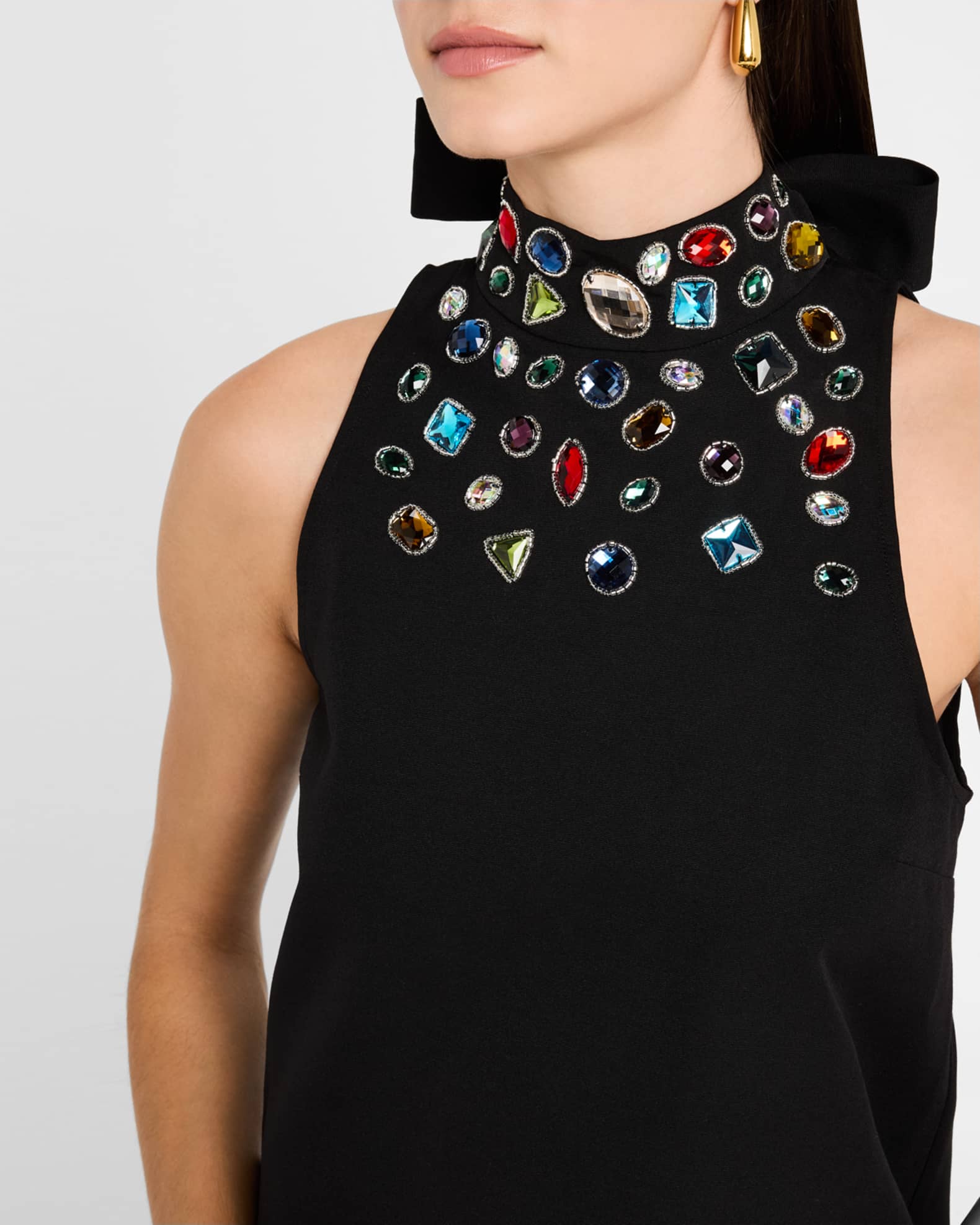 STAUD Finn Celestial Mini Dress | Neiman Marcus