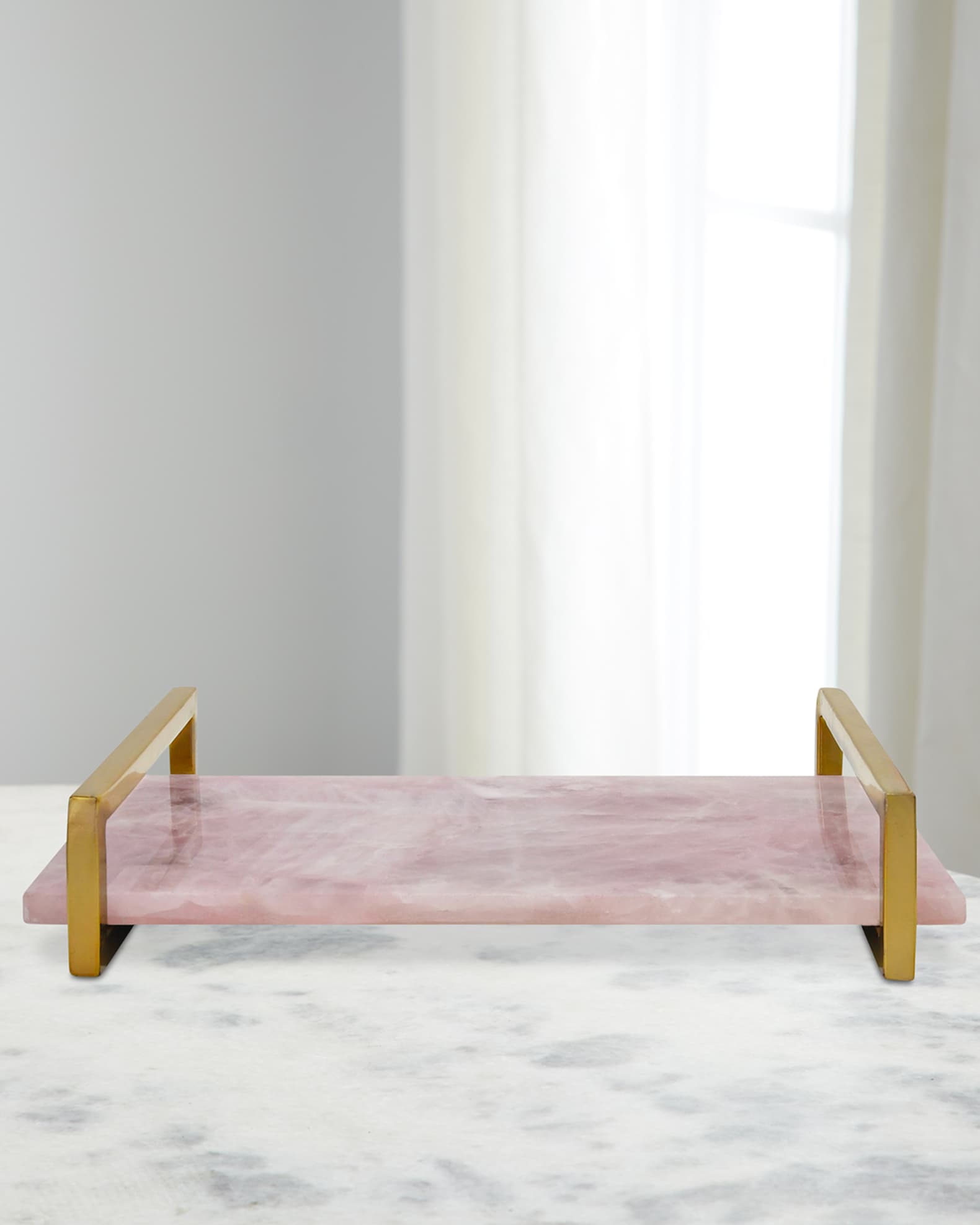 Worlds Away Jarvis Quartz Tray | Neiman Marcus