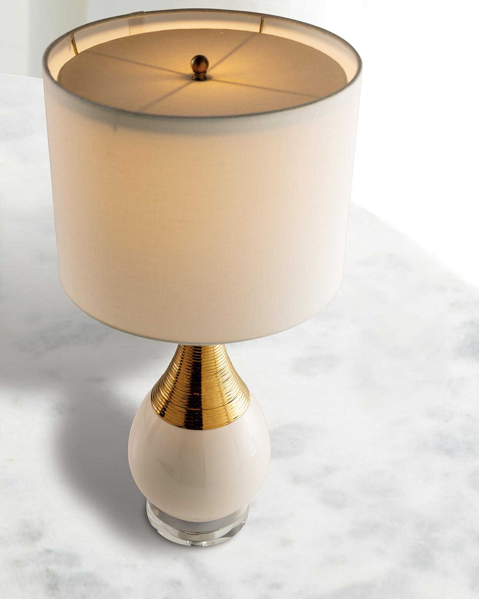 Port 68 Jenny Cream Lamp | Neiman Marcus