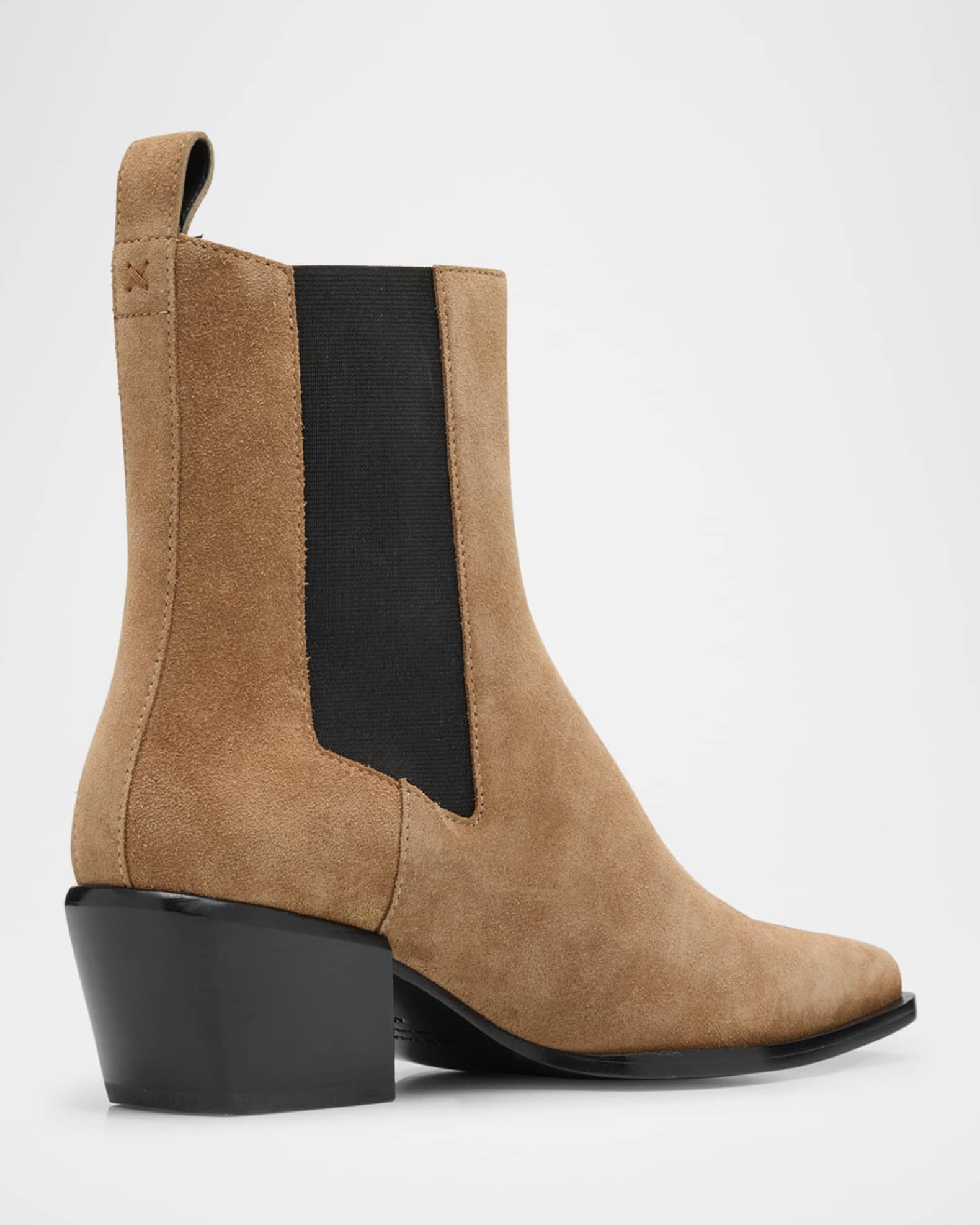 Joni Suede Chelsea Booties | Neiman Marcus