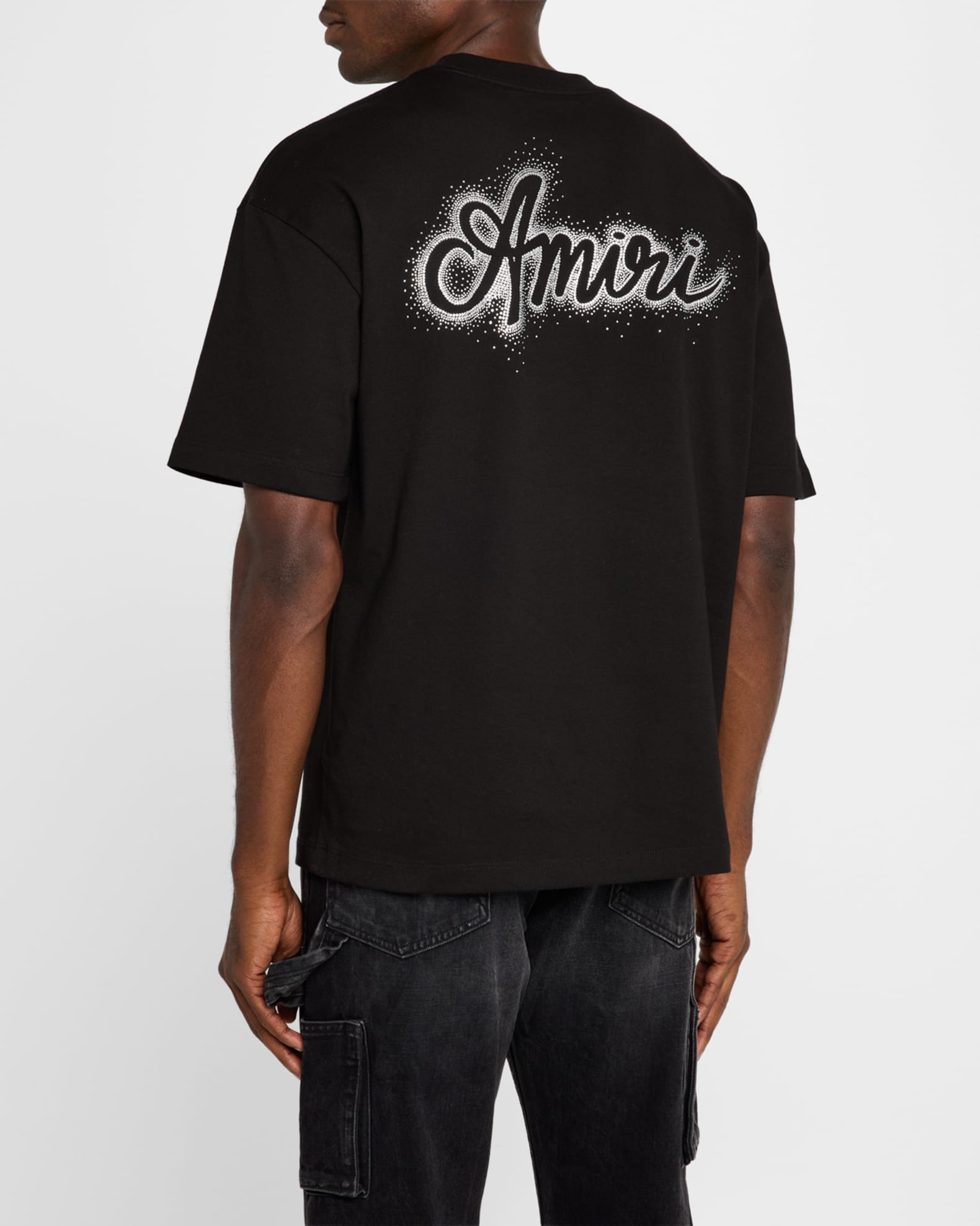 Amiri Men's Crystal Burst MA Swirl Crewneck T-Shirt | Neiman Marcus