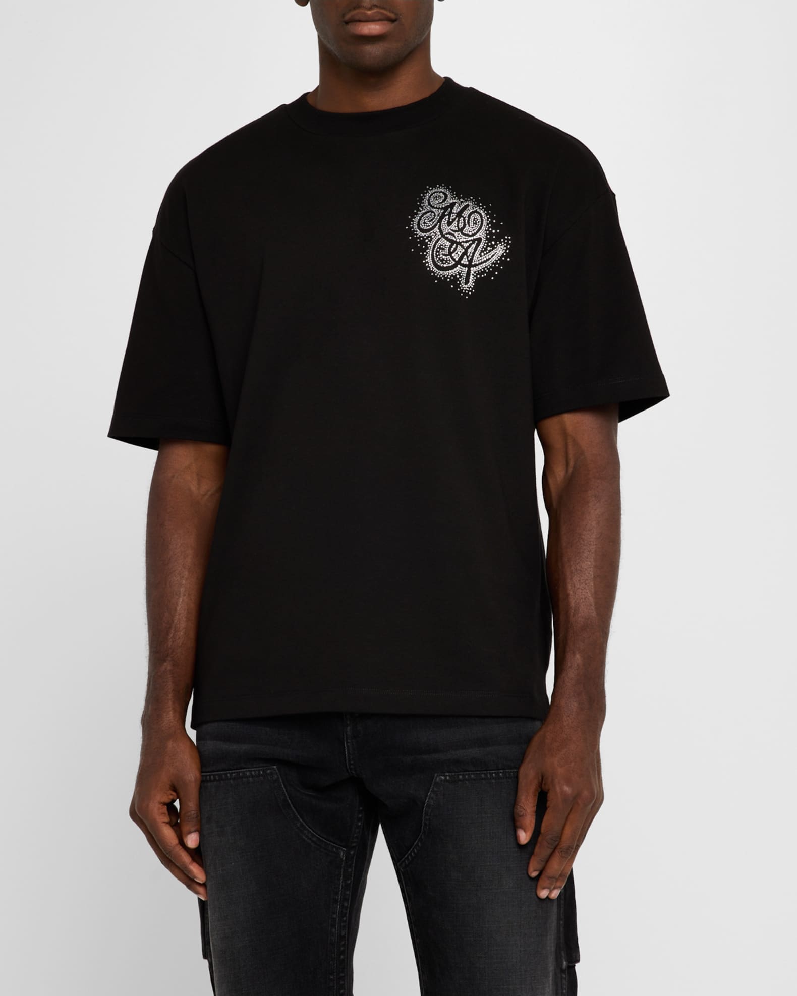 Amiri Men's Crystal Burst MA Swirl Crewneck T-Shirt | Neiman Marcus