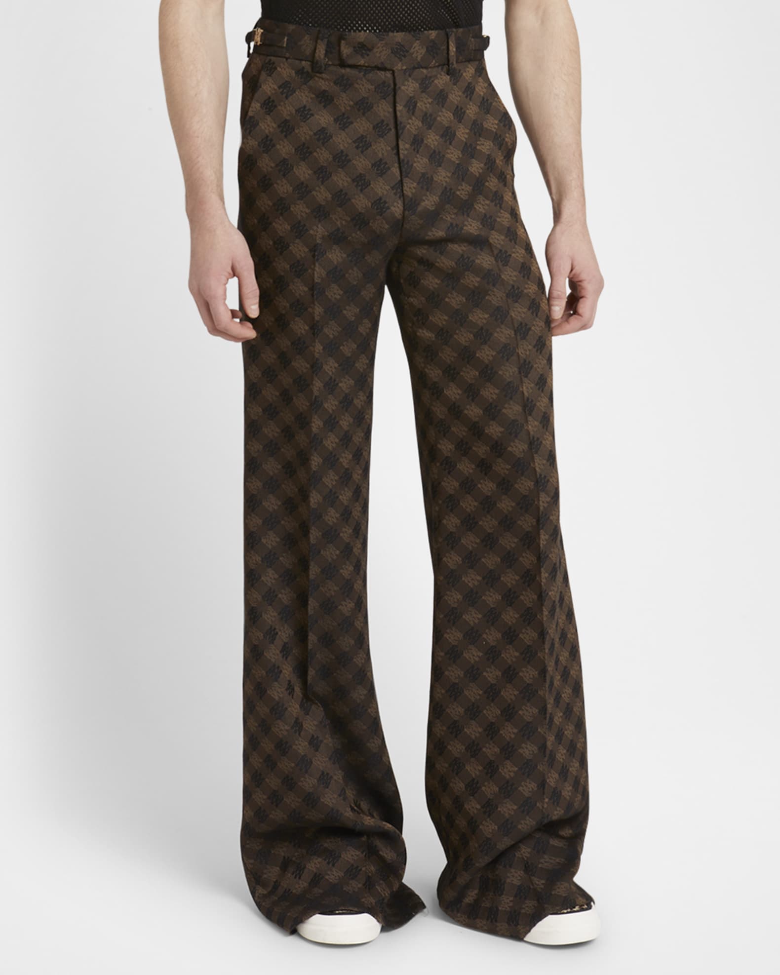 Amiri Men's MA Quad Monogram Flared Pants | Neiman Marcus