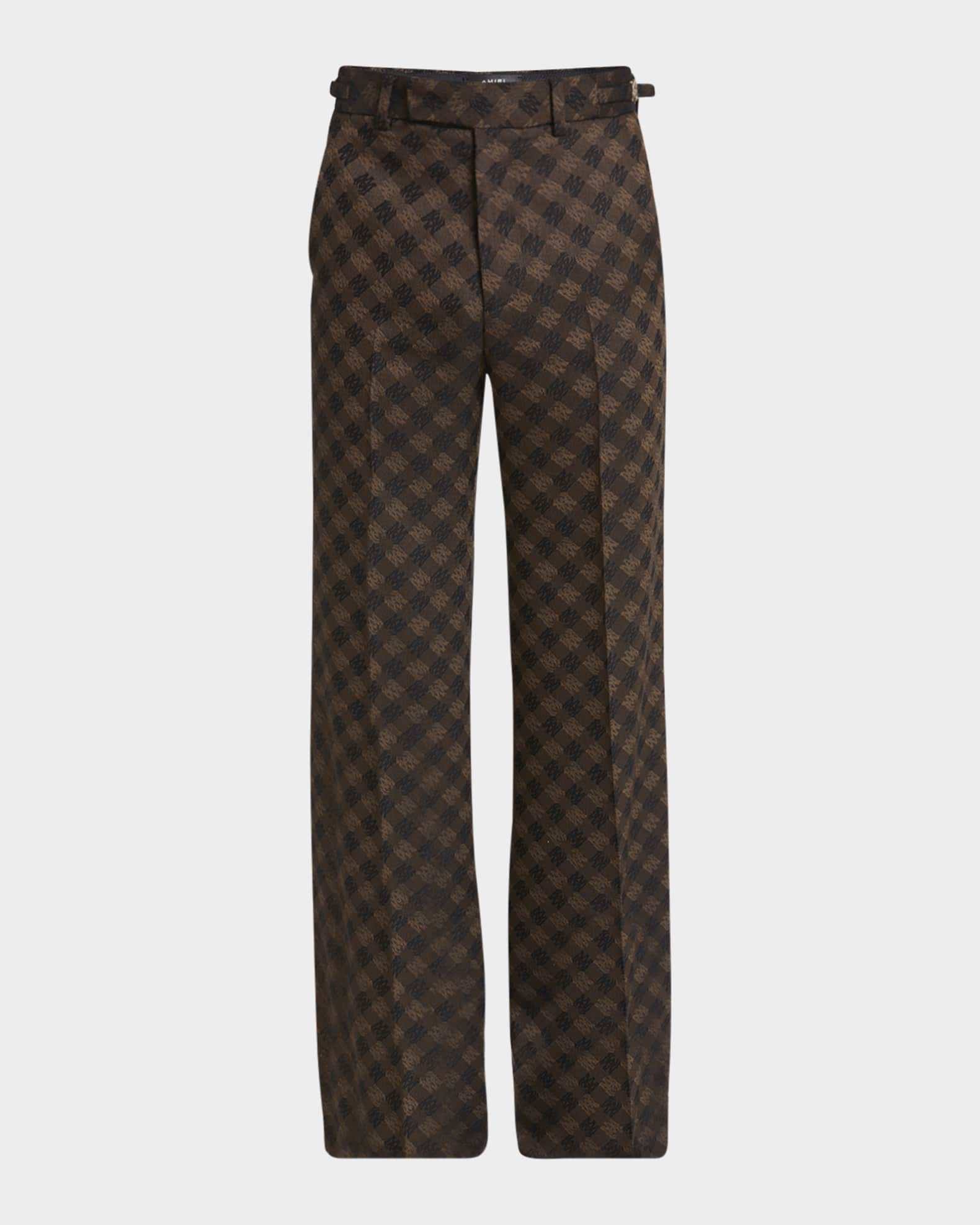 Amiri Men's MA Quad Monogram Flared Pants | Neiman Marcus