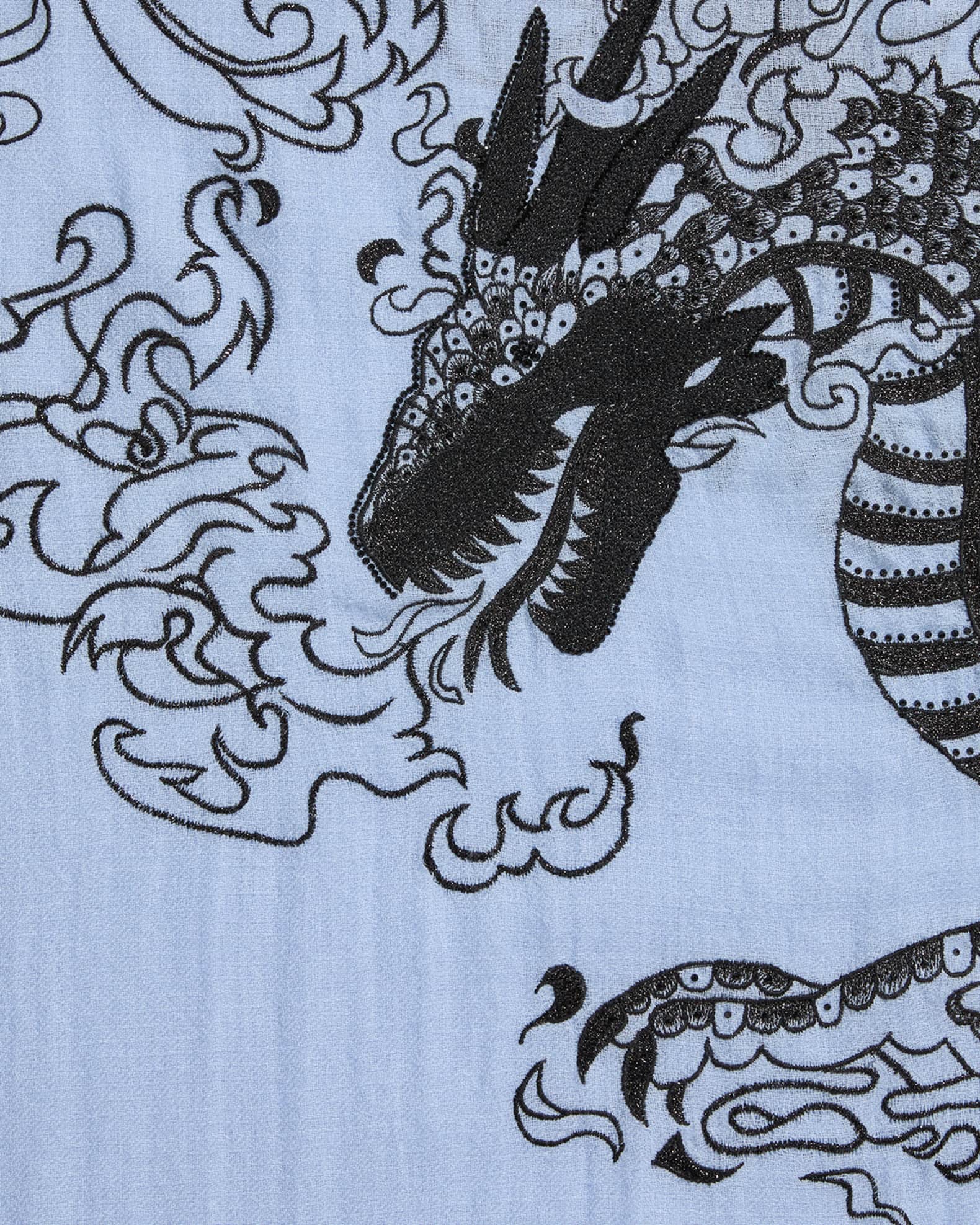 Janavi India Dragon Cashmere Eyelash Fringe Scarf | Neiman Marcus