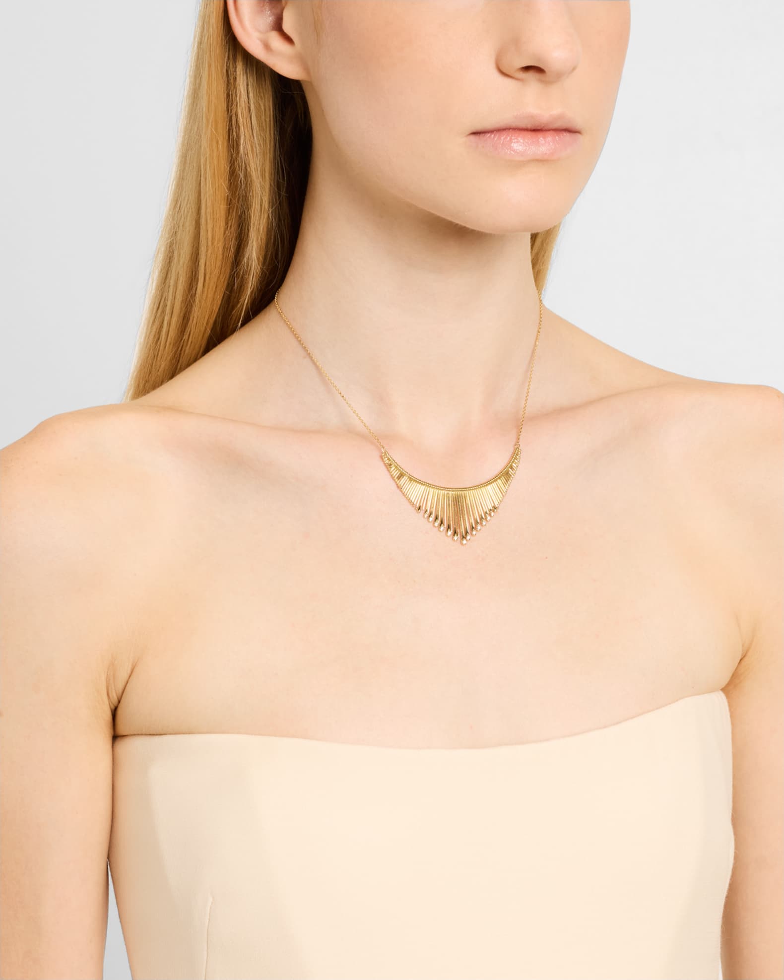 Peruffo 18K Yellow Gold Diamond Statement Necklace | Neiman Marcus