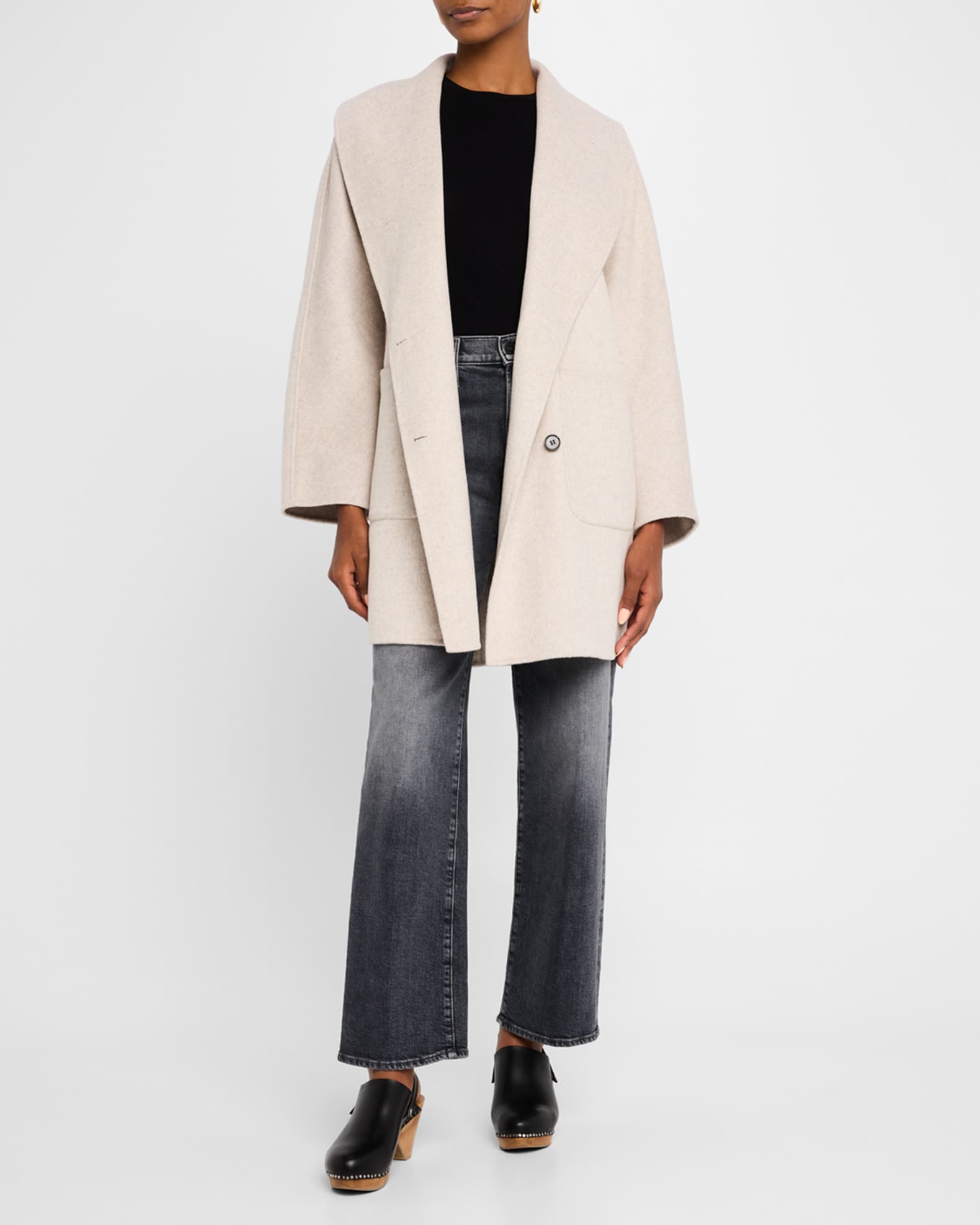 Rails Nily Double-Breasted Wool Coat | Neiman Marcus