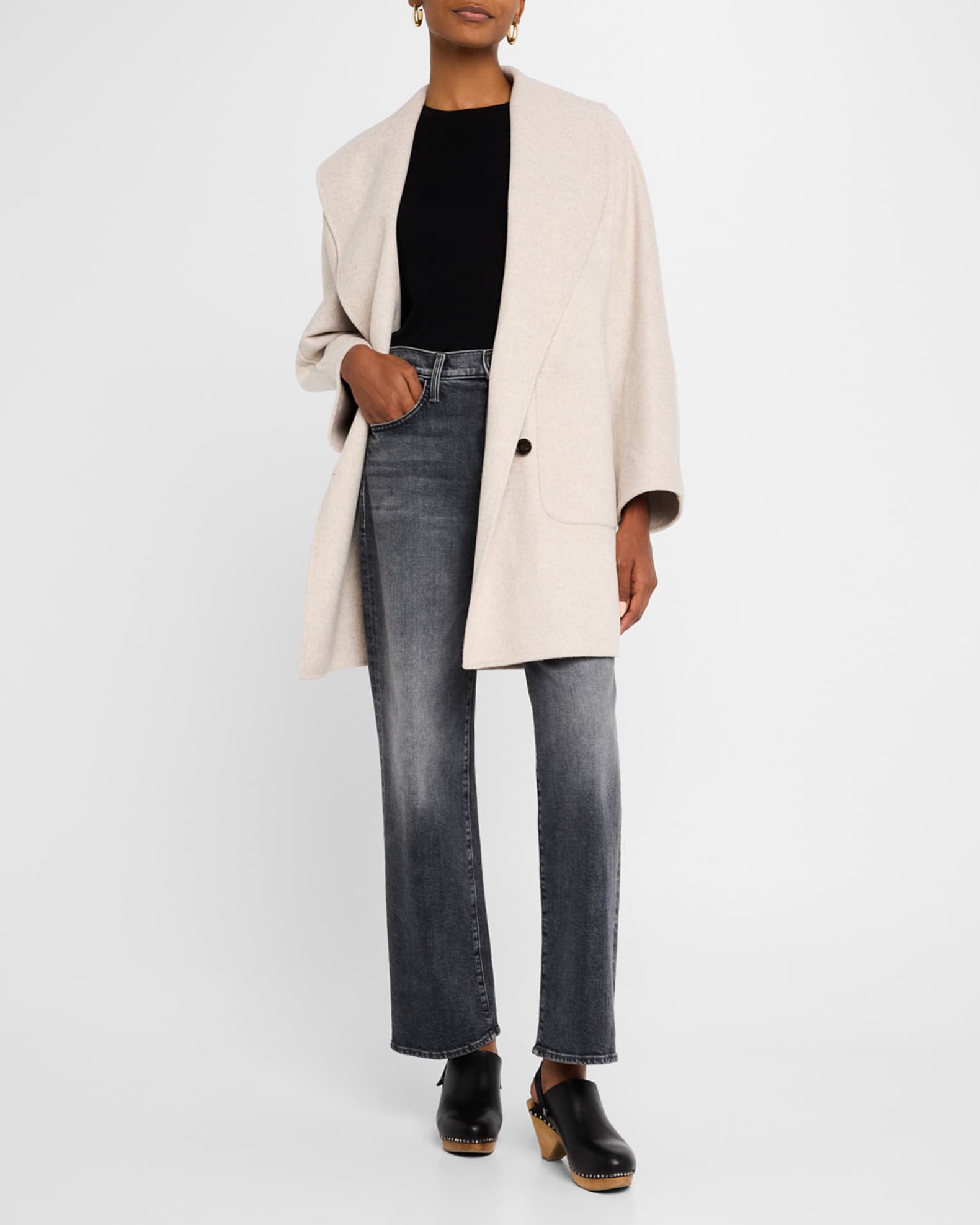 Rails Nily Double-Breasted Wool Coat | Neiman Marcus