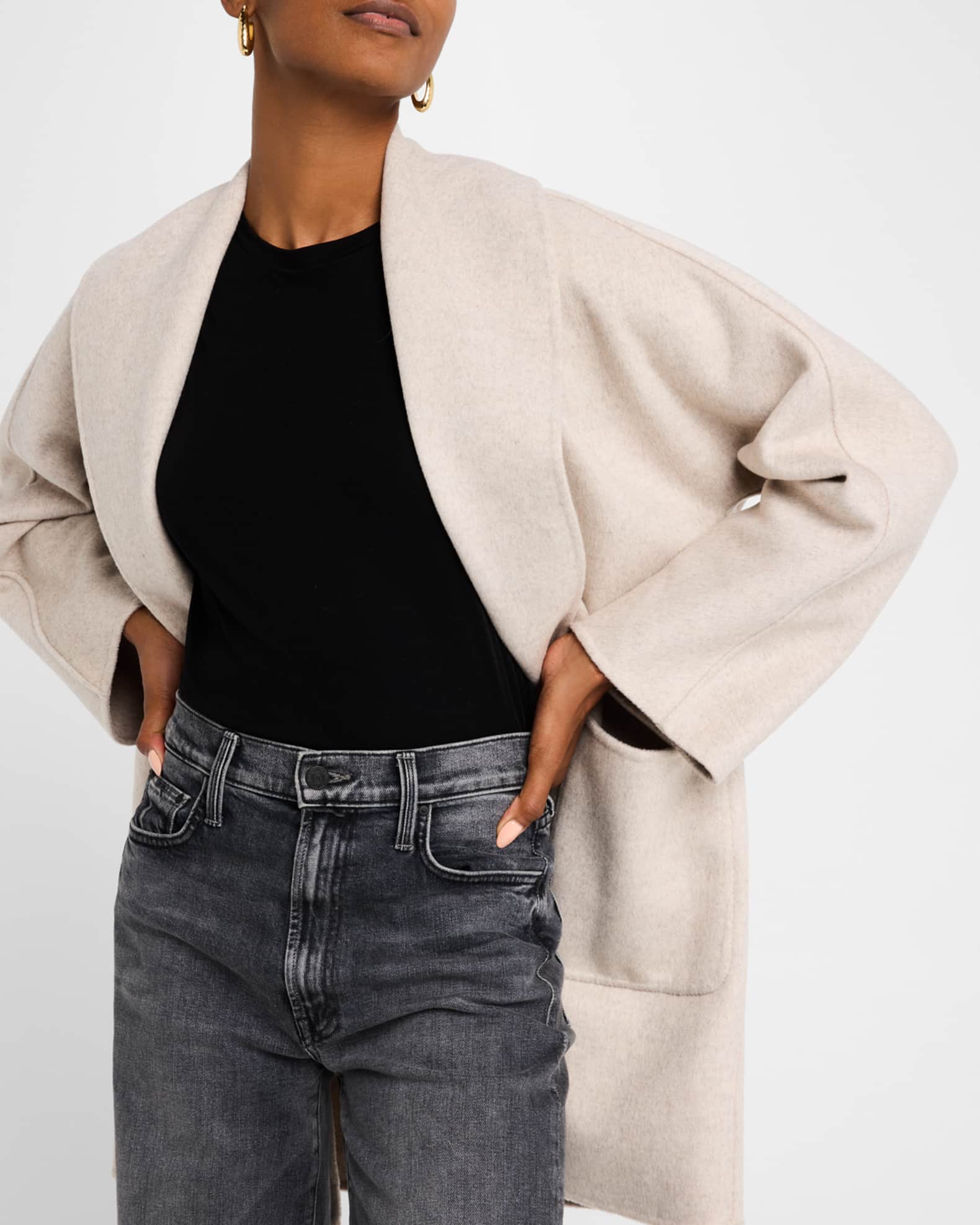 Rails Nily Double-Breasted Wool Coat | Neiman Marcus