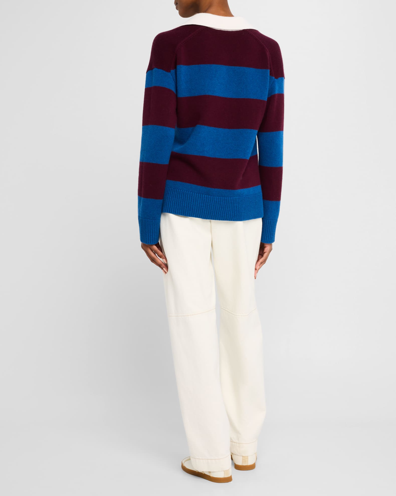 Rails Harris Striped Wool-Blend Sweater | Neiman Marcus