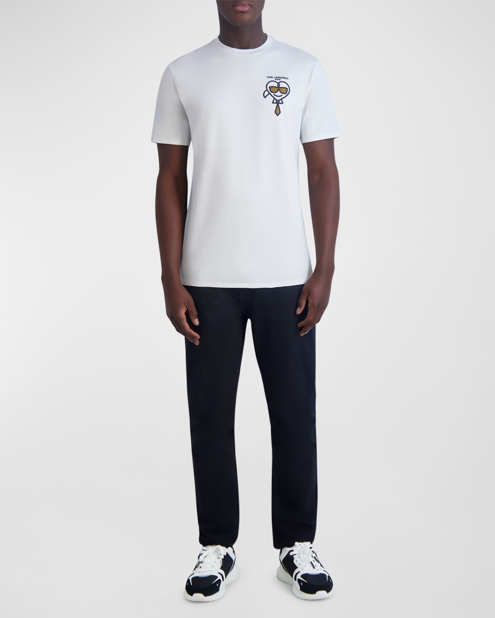 Karl Lagerfeld Paris Men's Pima Karl Heart T-Shirt | Neiman Marcus
