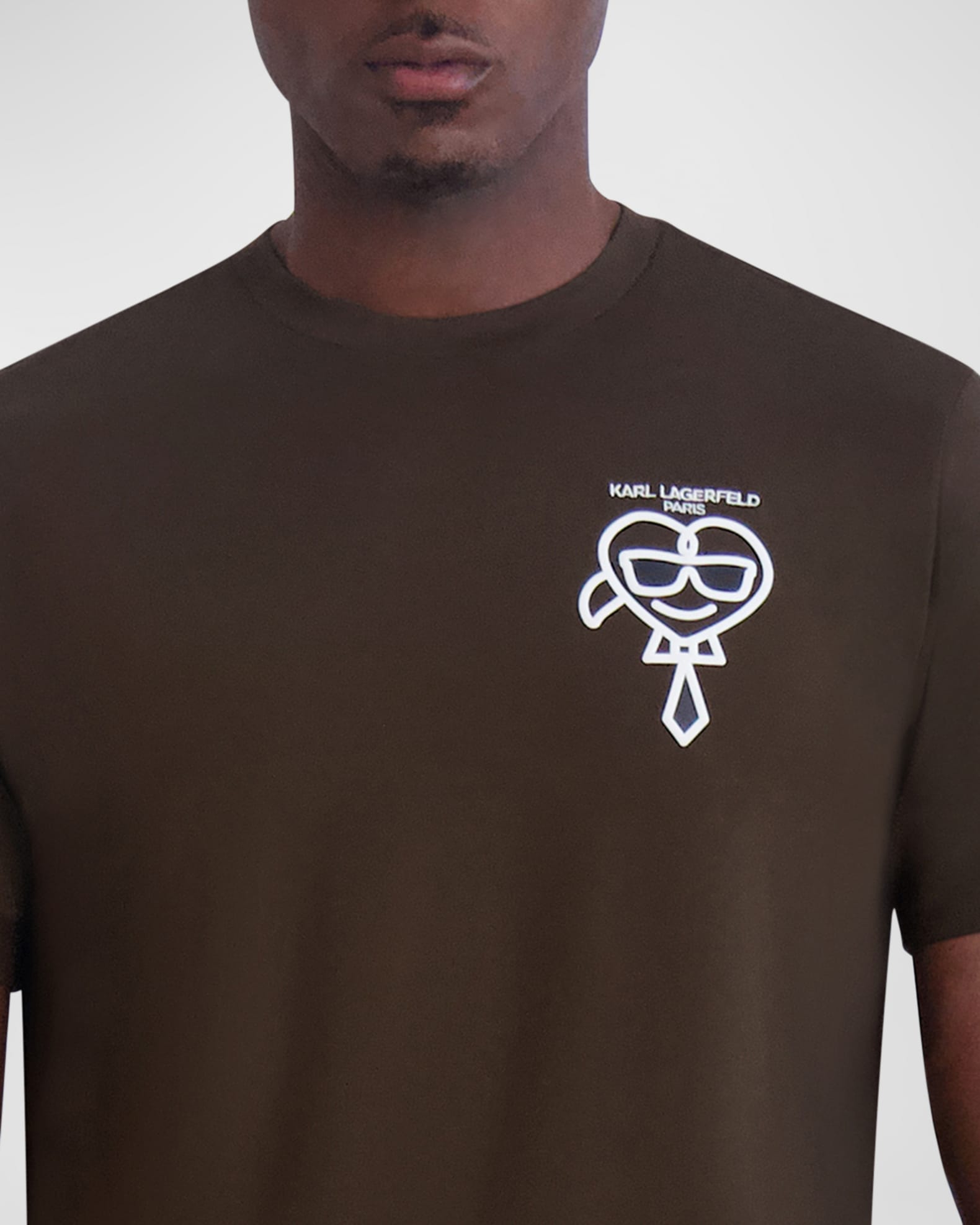 Karl Lagerfeld Paris Men's Pima Karl Heart T-Shirt | Neiman Marcus