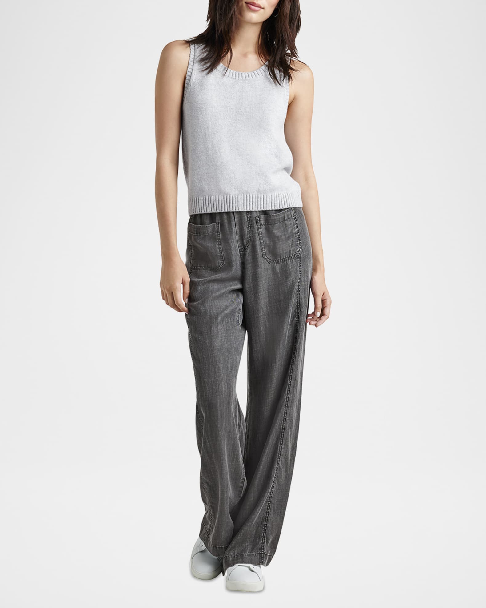 Amber Cropped Knit Collection | Neiman Marcus