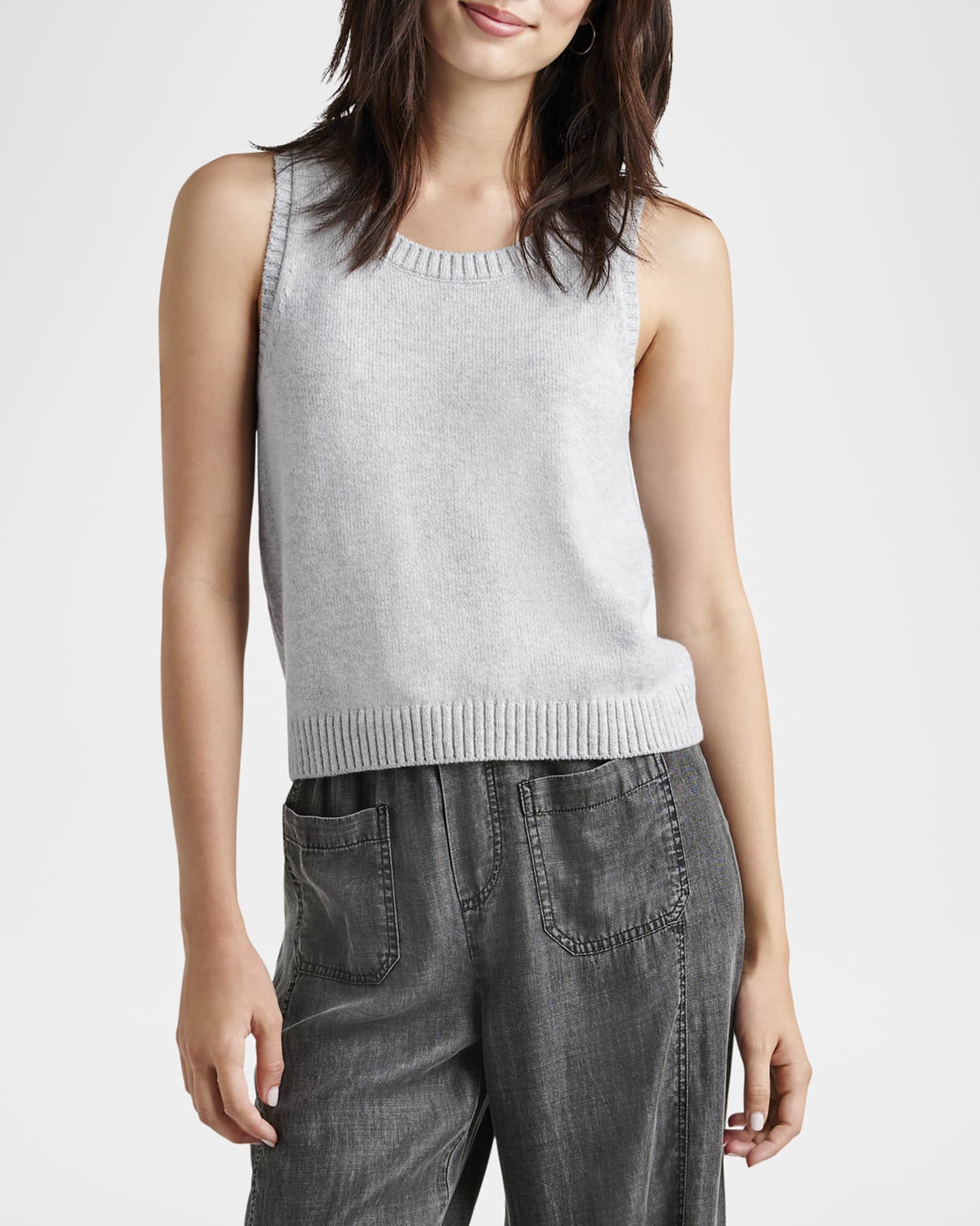 Amber Cropped Knit Collection | Neiman Marcus