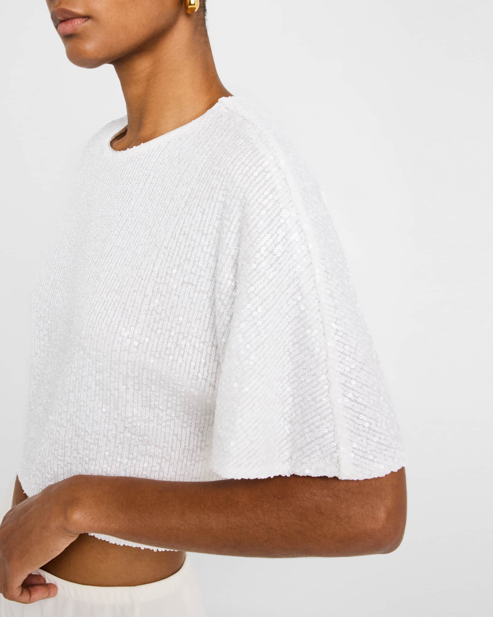 Le Superbe No Regrets Sequined Tee | Neiman Marcus