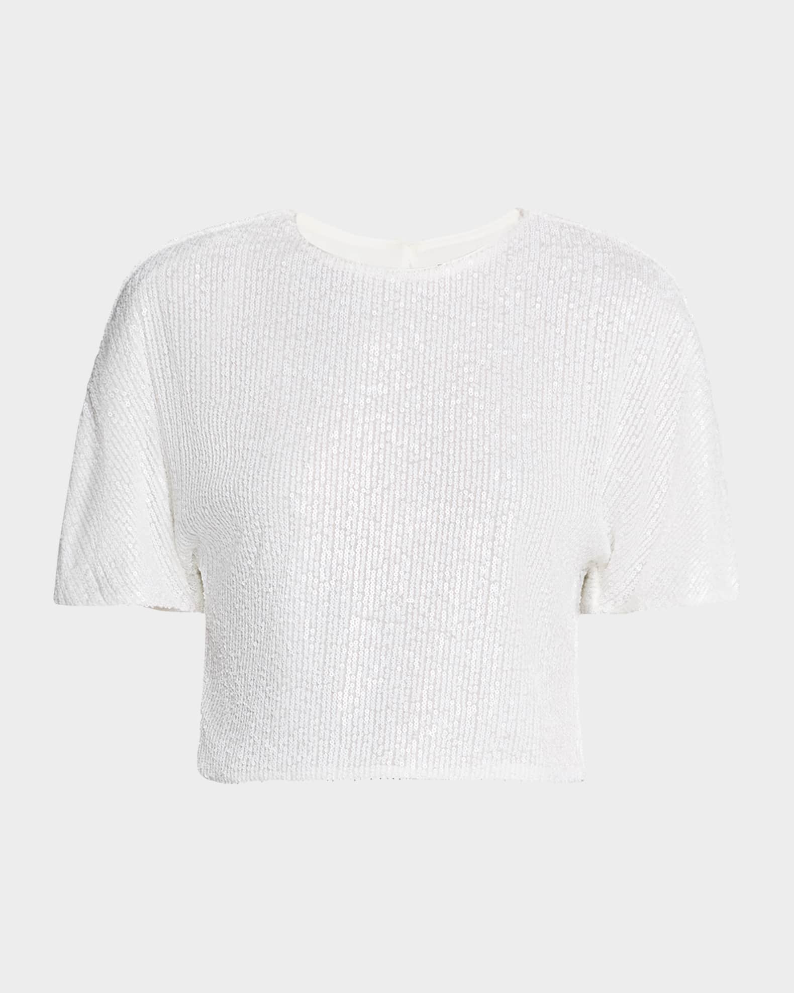 Le Superbe No Regrets Sequined Tee | Neiman Marcus