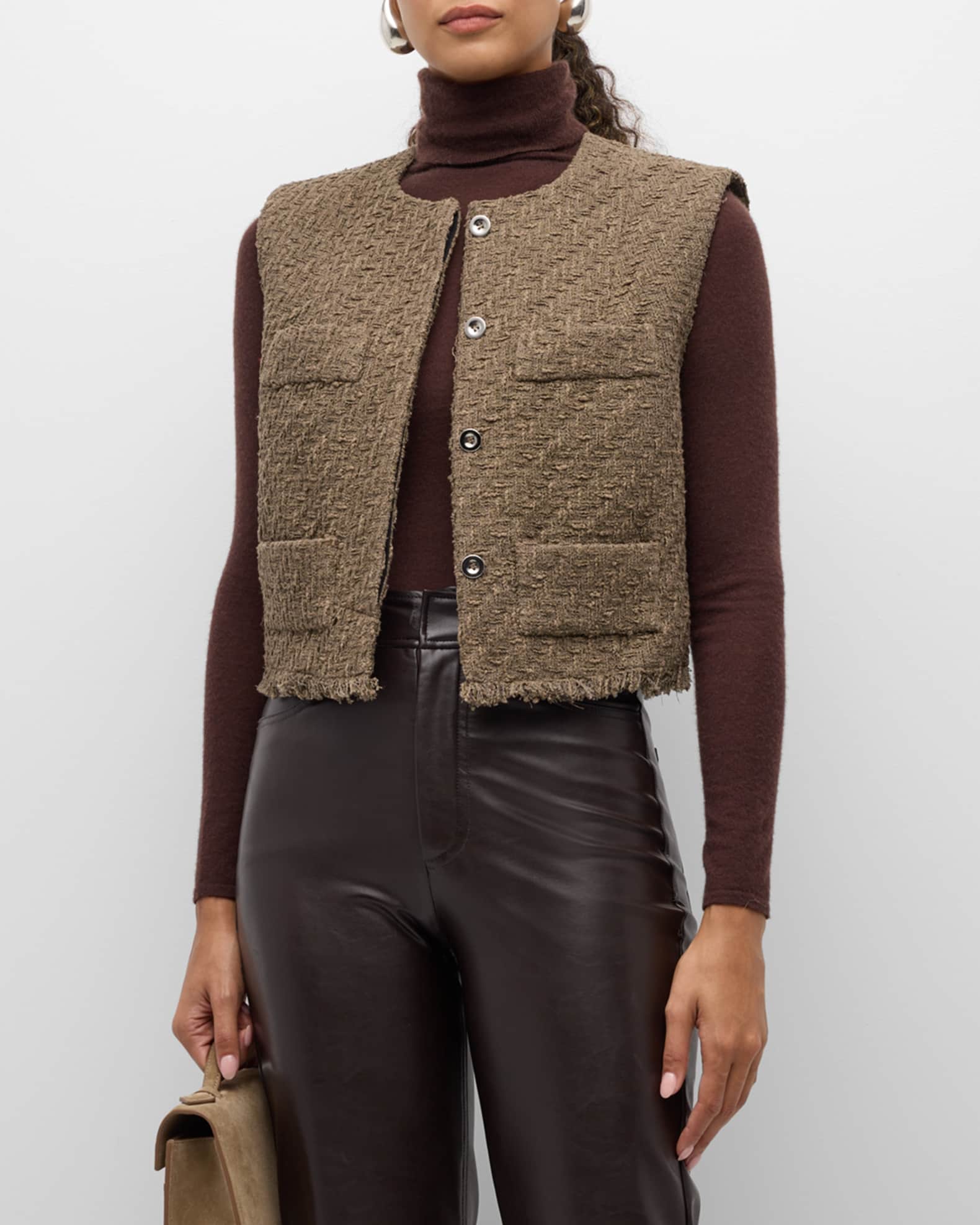 Iro Ralphi Tweed Vest | Neiman Marcus