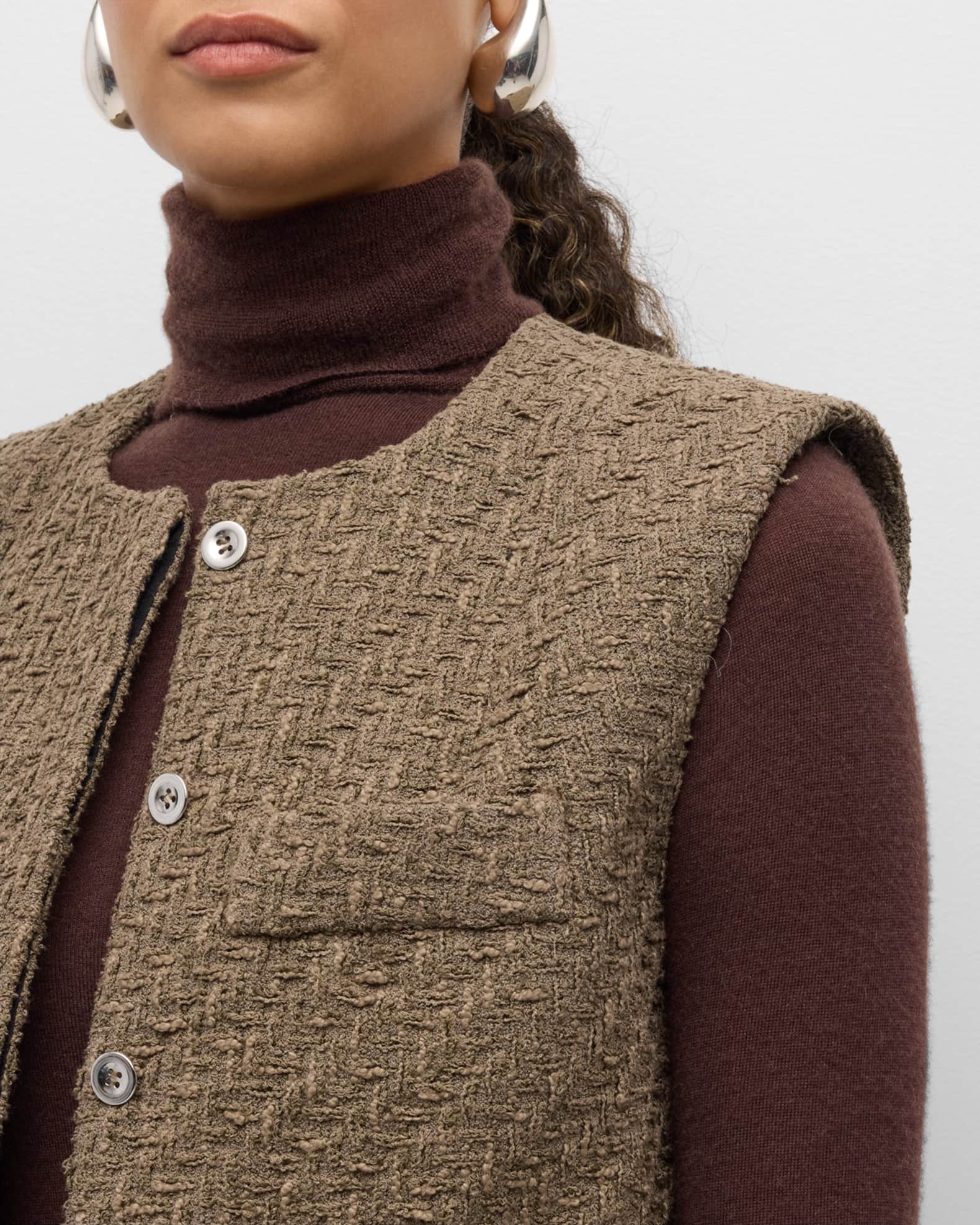 Iro Ralphi Tweed Vest | Neiman Marcus