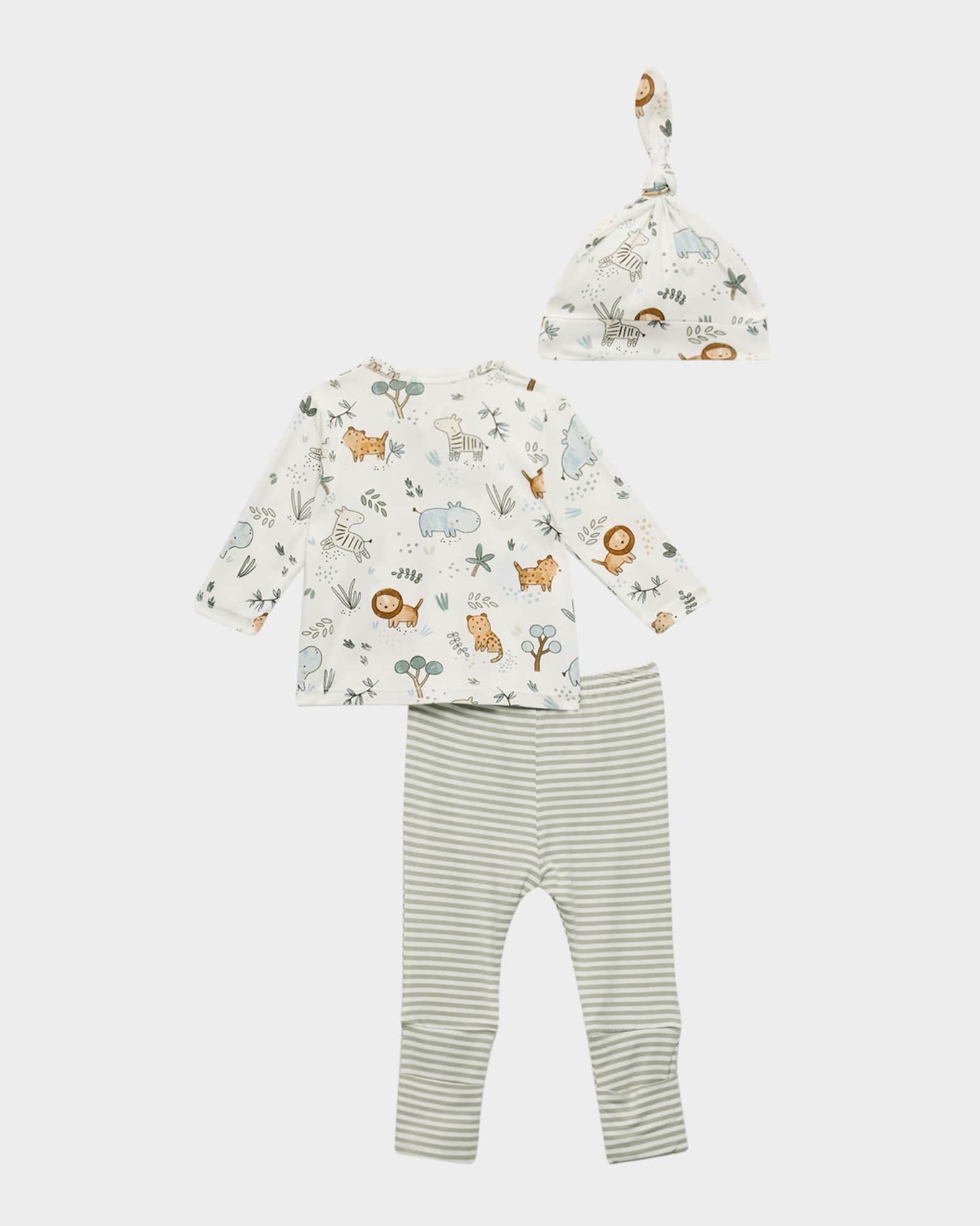 Angel Dear Boy's Delicate Safari Four-Piece Set, Size Newborn-3M ...