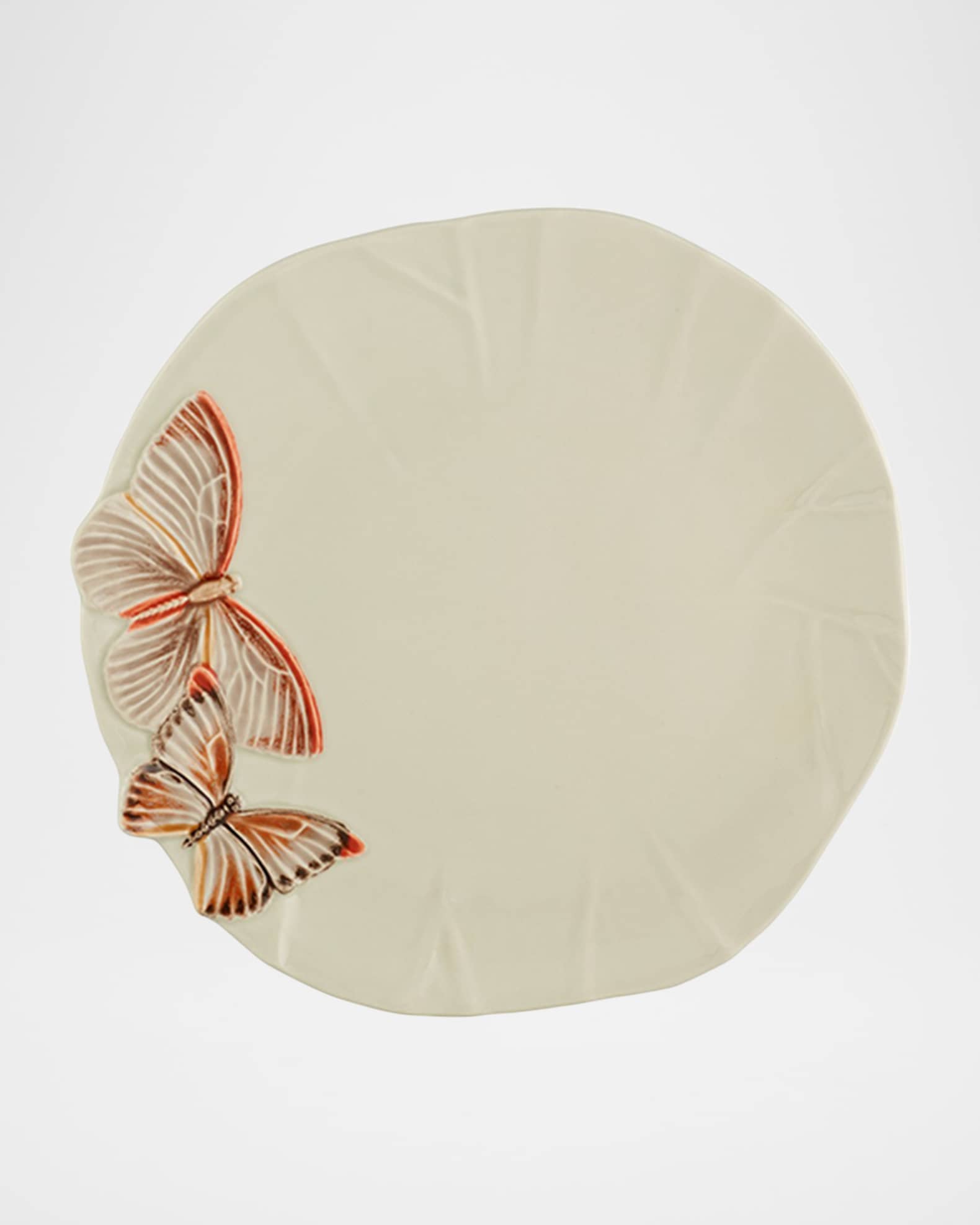 Bordallo Pinheiro Cloudy Butterflies Dinner Plates by Claudia Schiffer ...