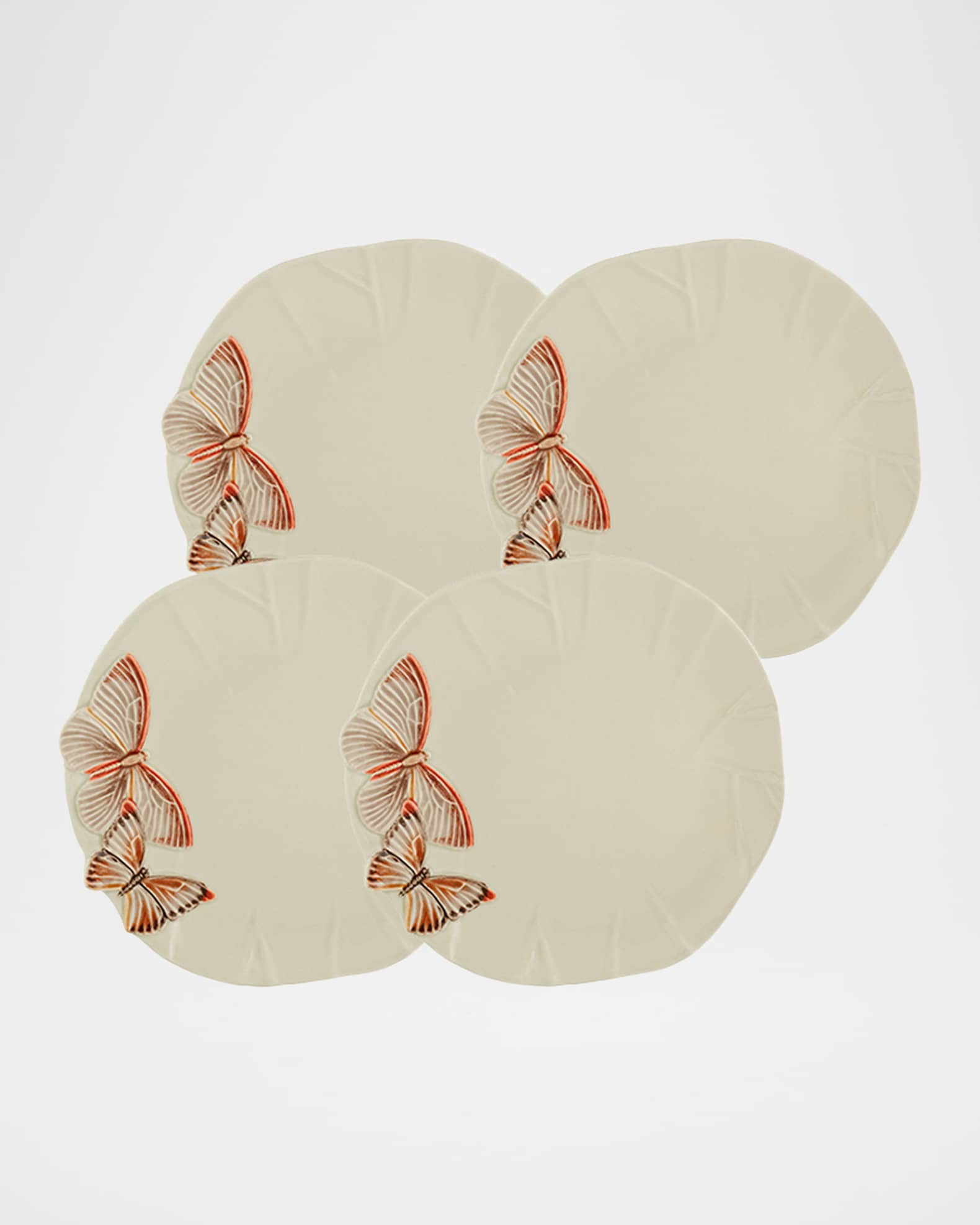 Bordallo Pinheiro Cloudy Butterflies Dinner Plates by Claudia Schiffer ...