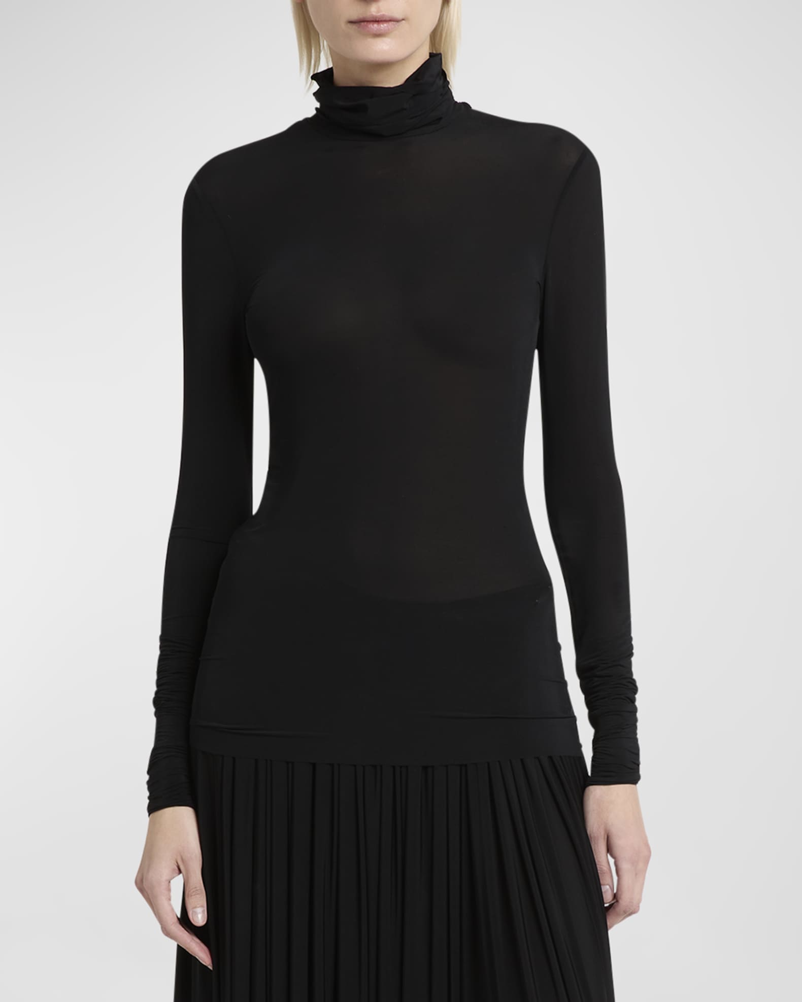 Philosophy di Lorenzo Serafini Fluid Jersey Turtleneck | Neiman Marcus