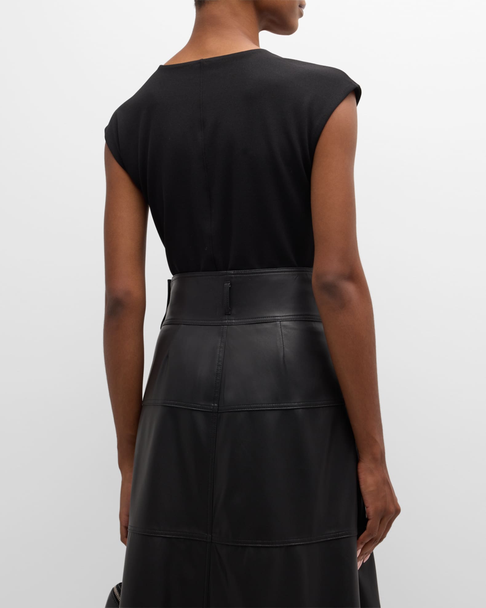 Tanya Taylor Alyssa Gathered Surplice Cap-Sleve Top | Neiman Marcus
