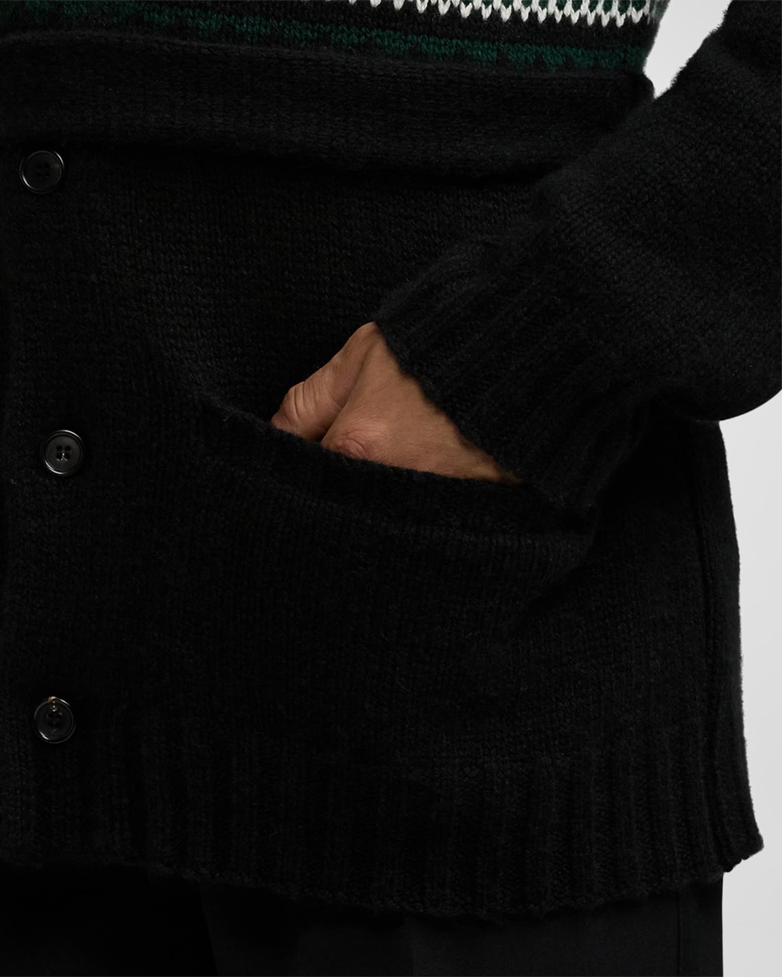 Ralph Lauren Purple Label Men's Hand-Knit Cashmere Shawl Cardigan | Neiman Marcus