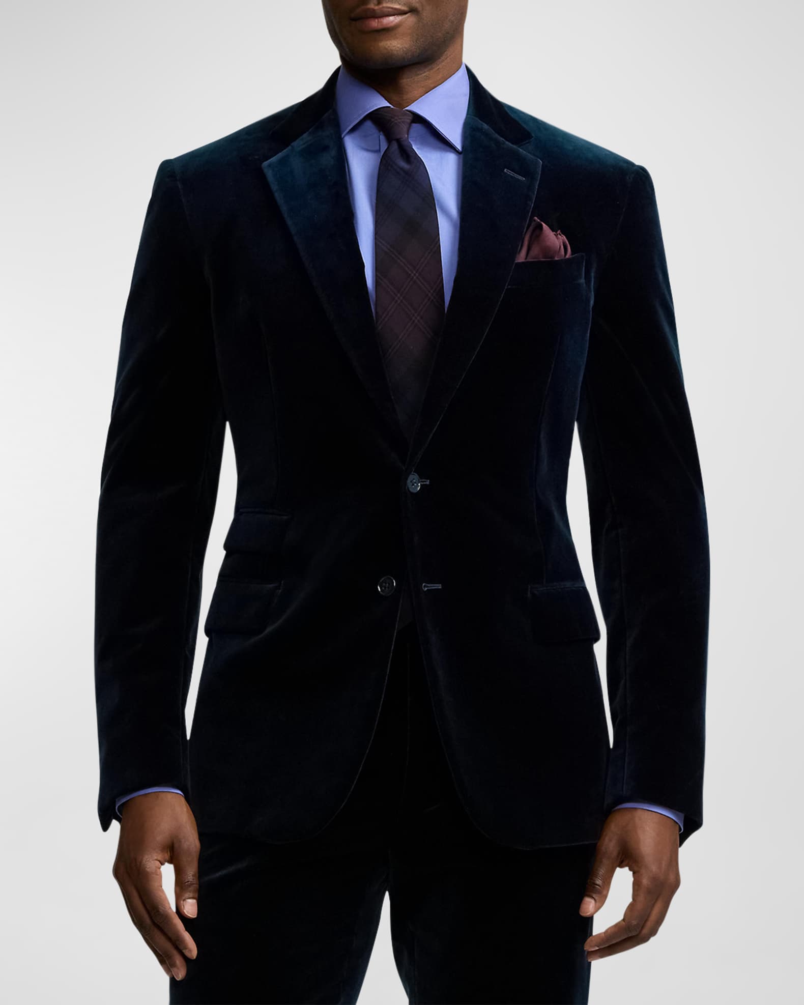 Ralph Lauren Purple Label Men's Kent Hand-Tailored Velvet Dinner Jacket ...