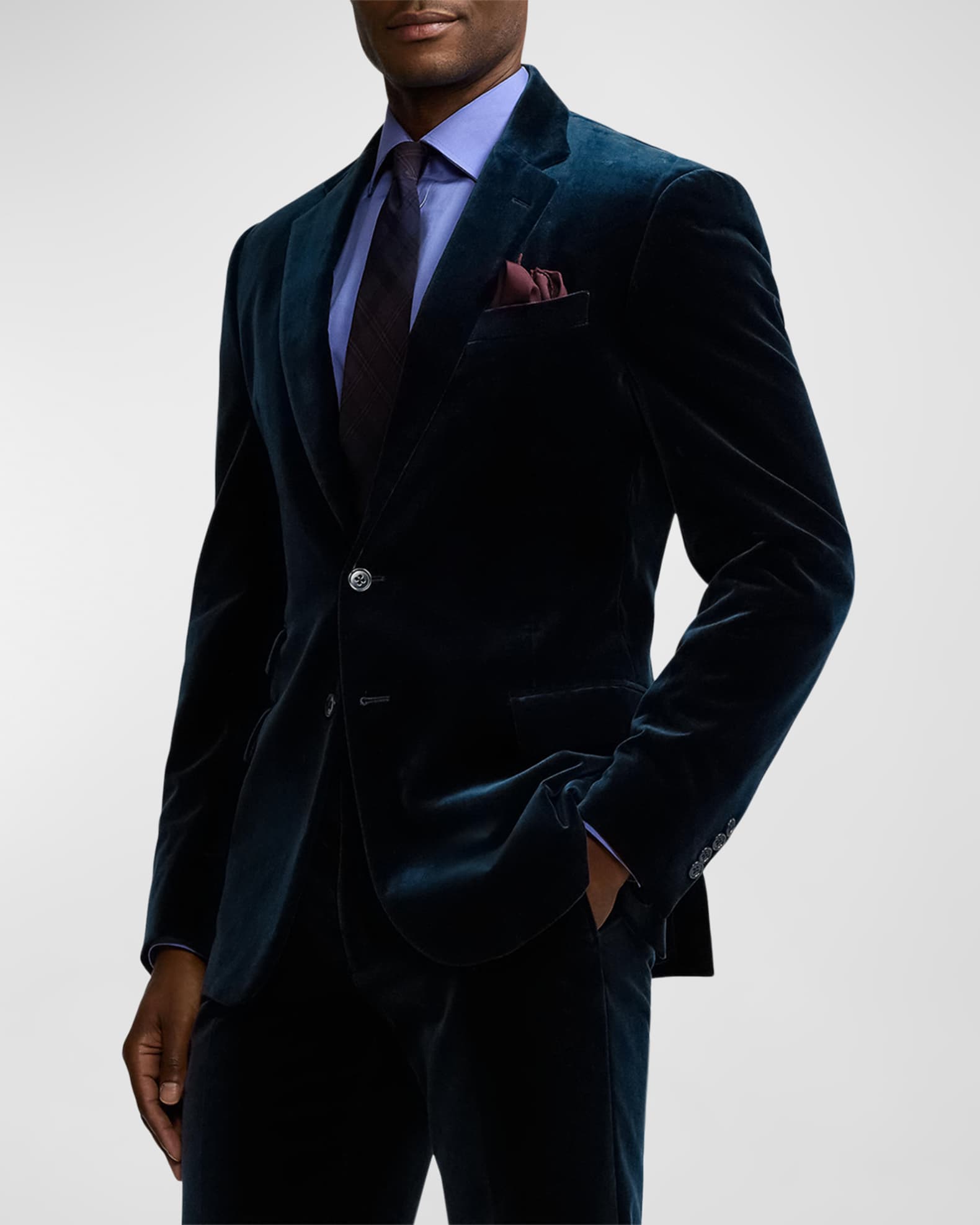 Ralph Lauren Purple Label Men's Kent Hand-Tailored Velvet Dinner Jacket ...
