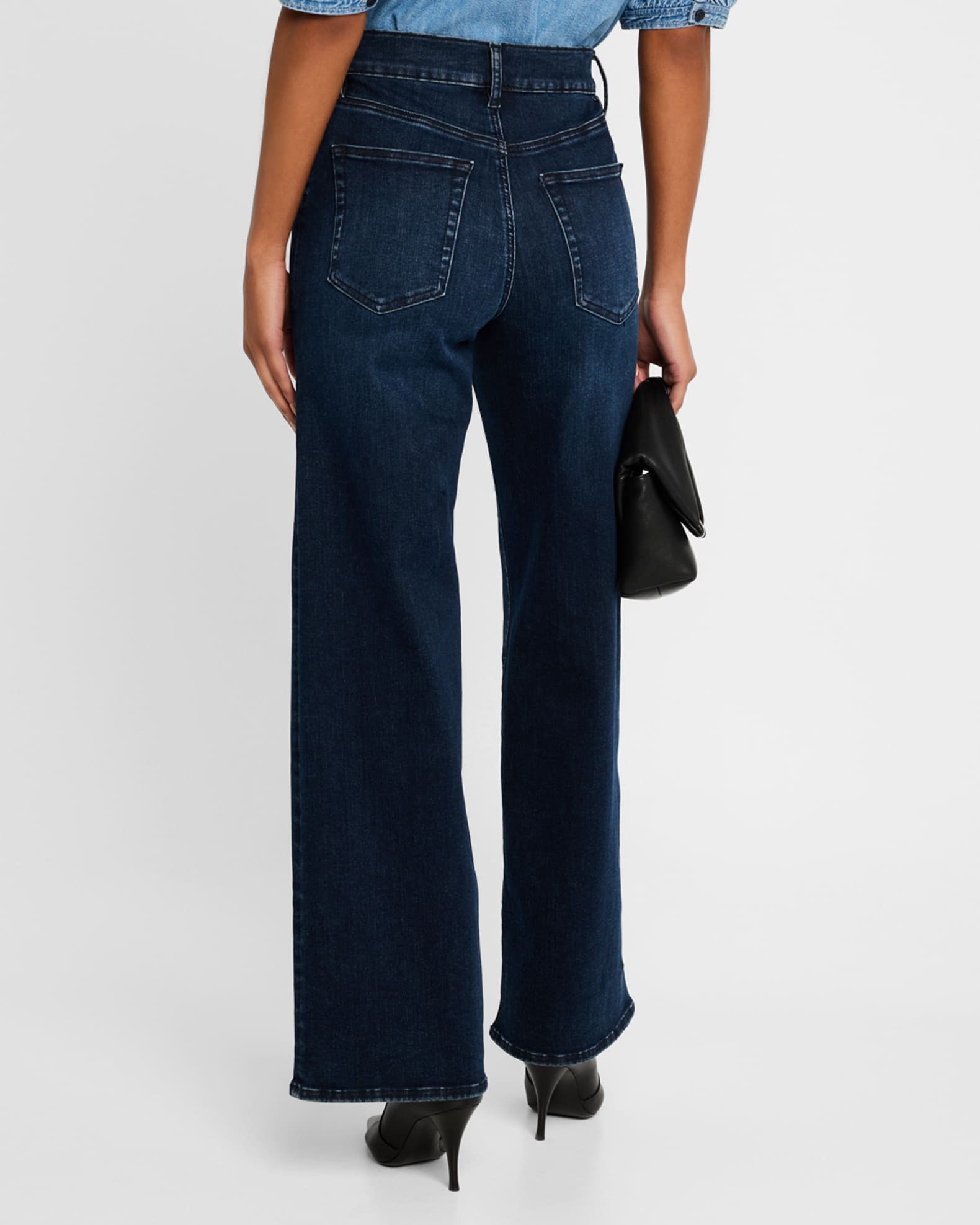FRAME Le Slim Palazzo Jeans | Neiman Marcus
