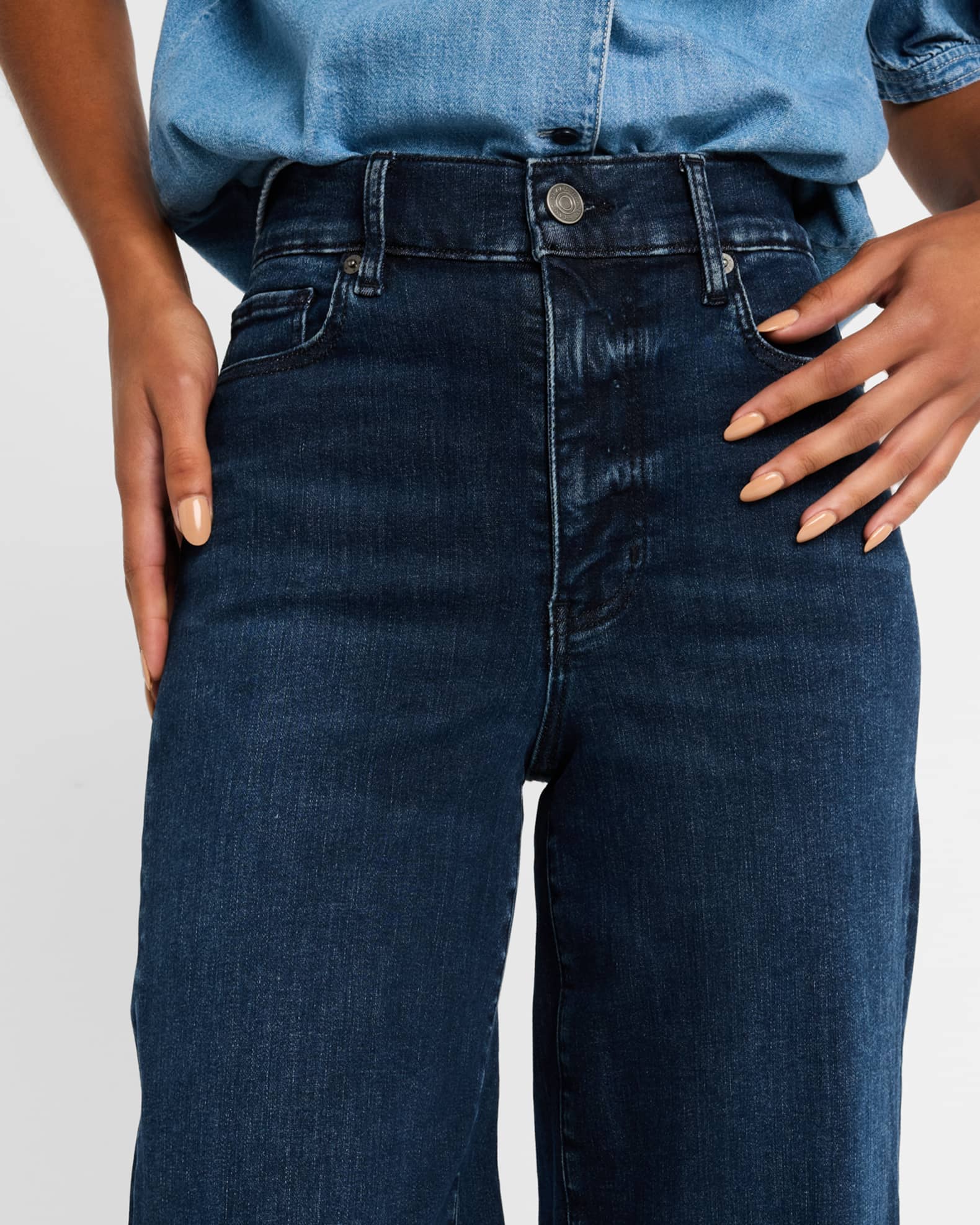 FRAME Le Slim Palazzo Jeans | Neiman Marcus