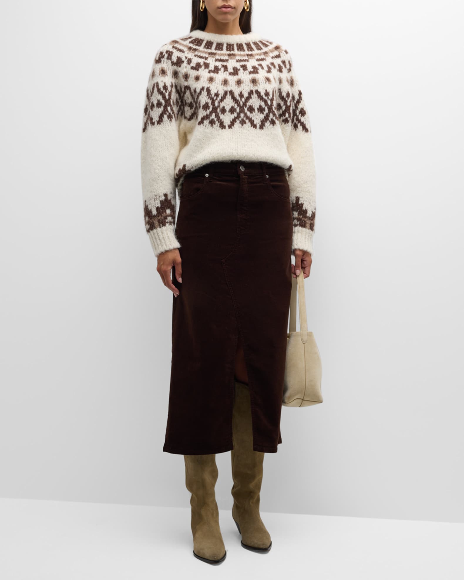 FRAME Fair Isle Sweater | Neiman Marcus