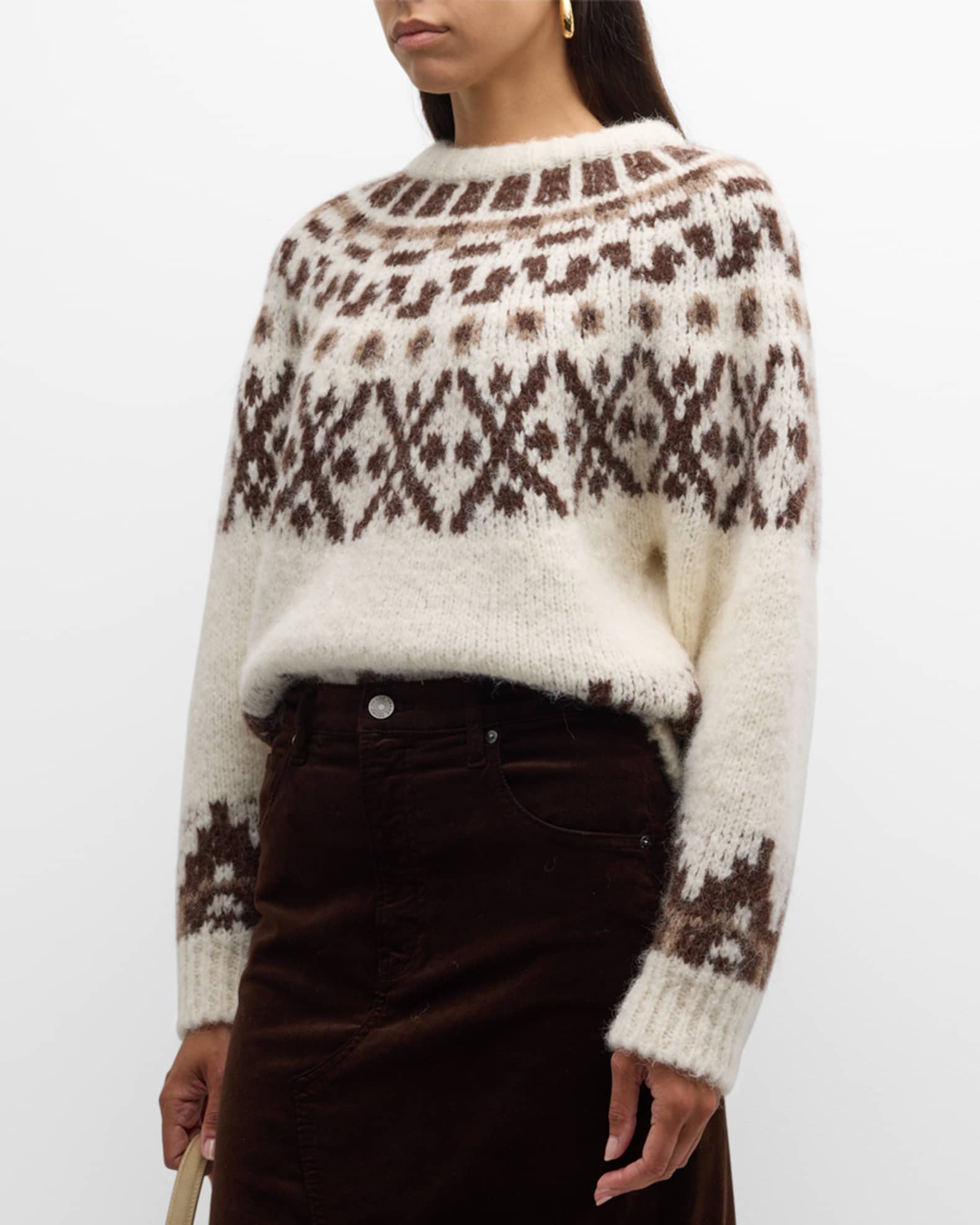 FRAME Fair Isle Sweater | Neiman Marcus