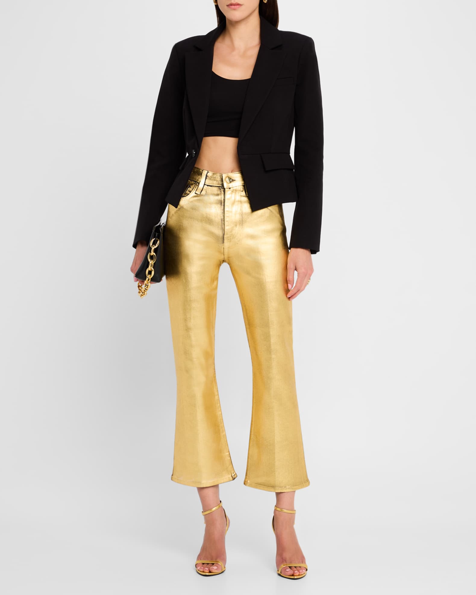 Le Crop Mini Boot Jeans | Neiman Marcus