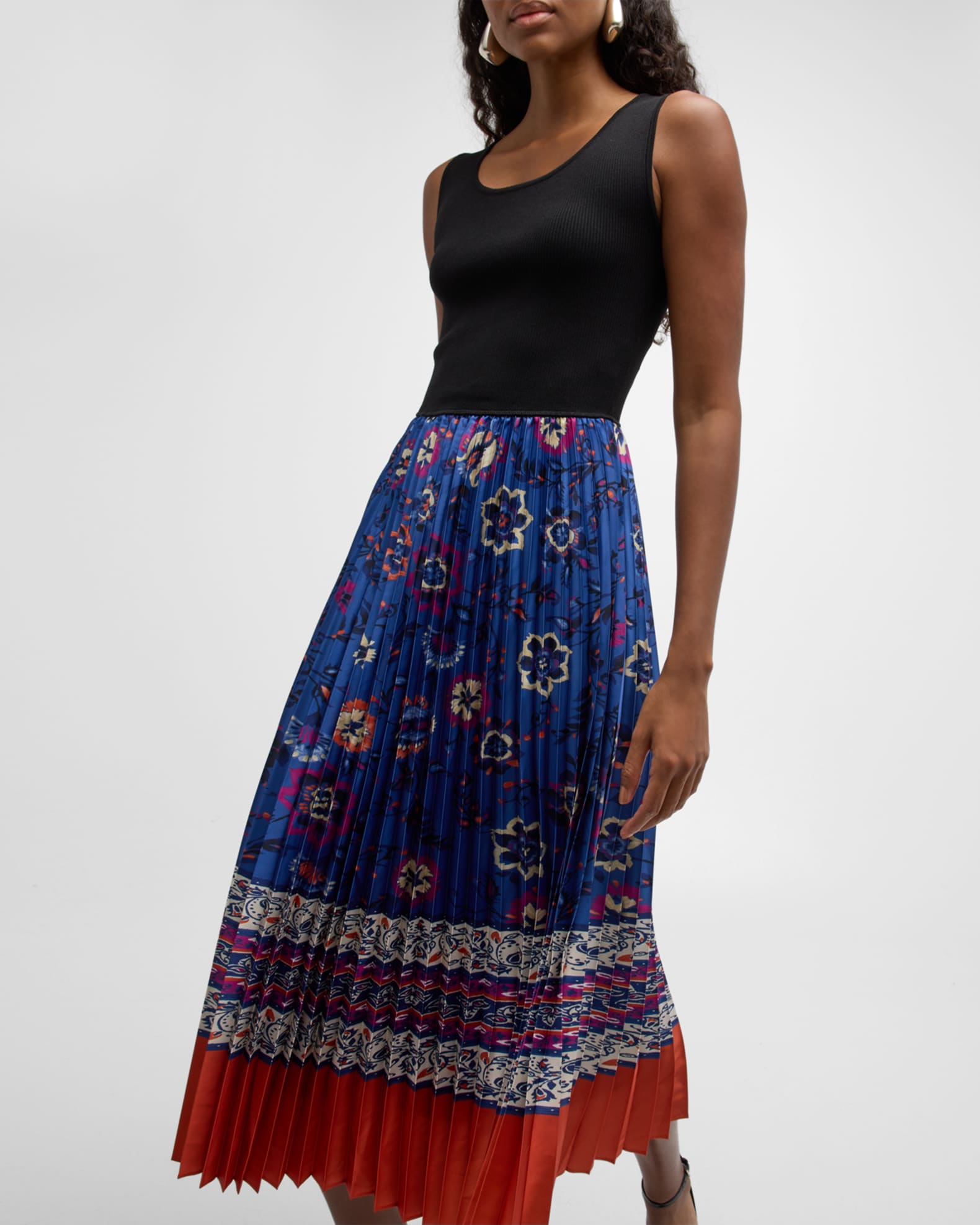 Elie Tahari The Mave Twilight Jarden Printed Dress | Neiman Marcus