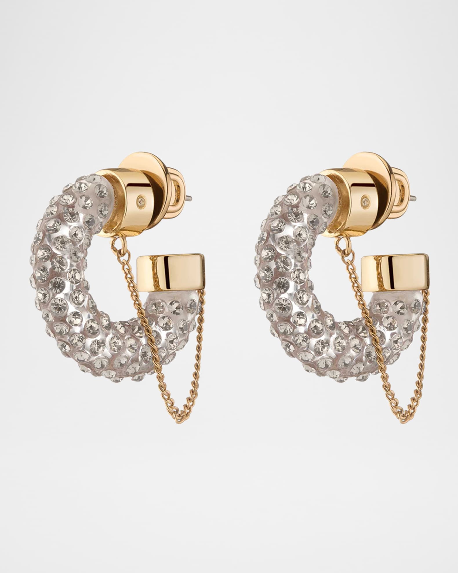 DEMARSON Mini Miley Hoop Earrings | Neiman Marcus