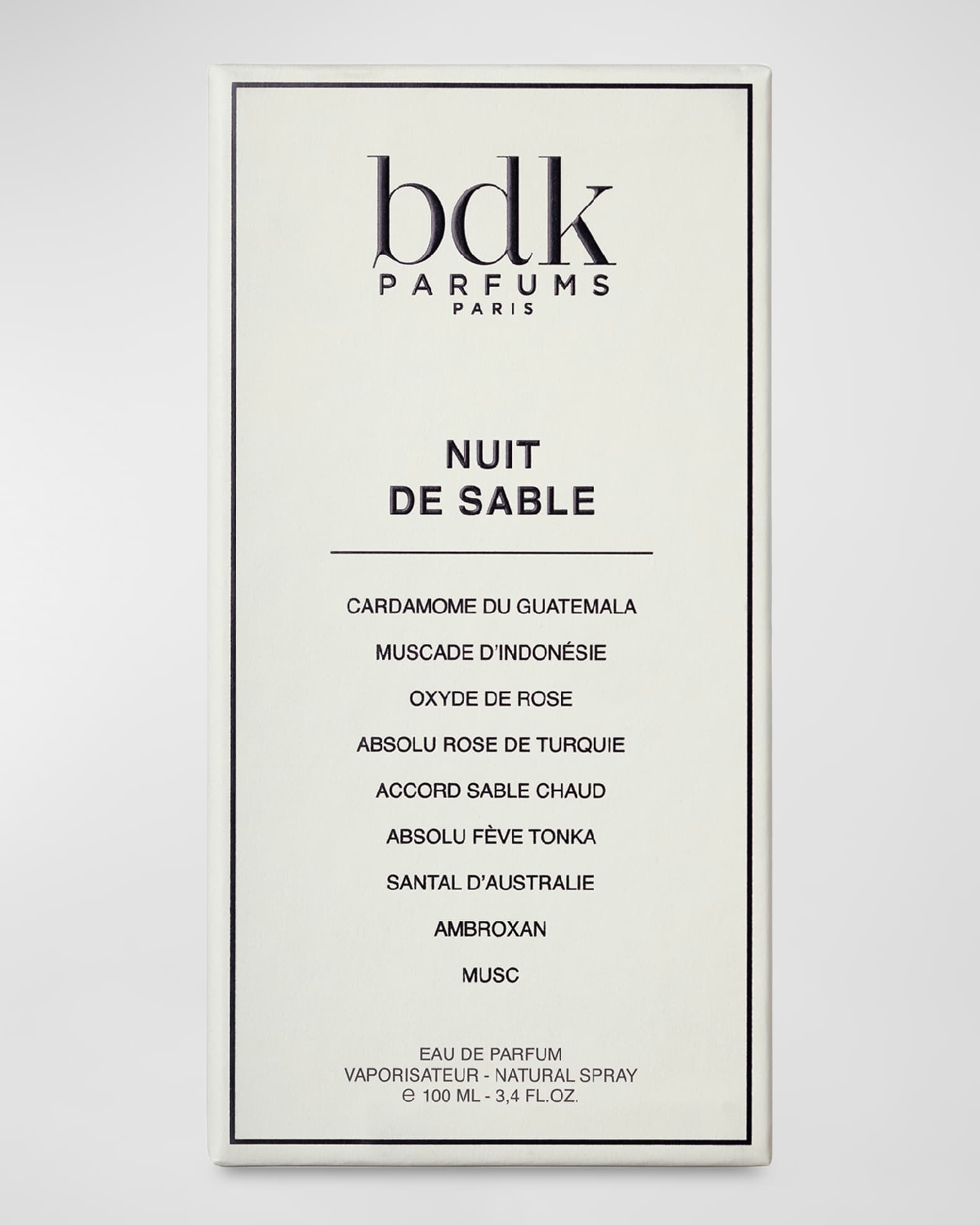 BDK Parfums Nuit de Sable Eau de parfum, 3.4 oz | Neiman Marcus