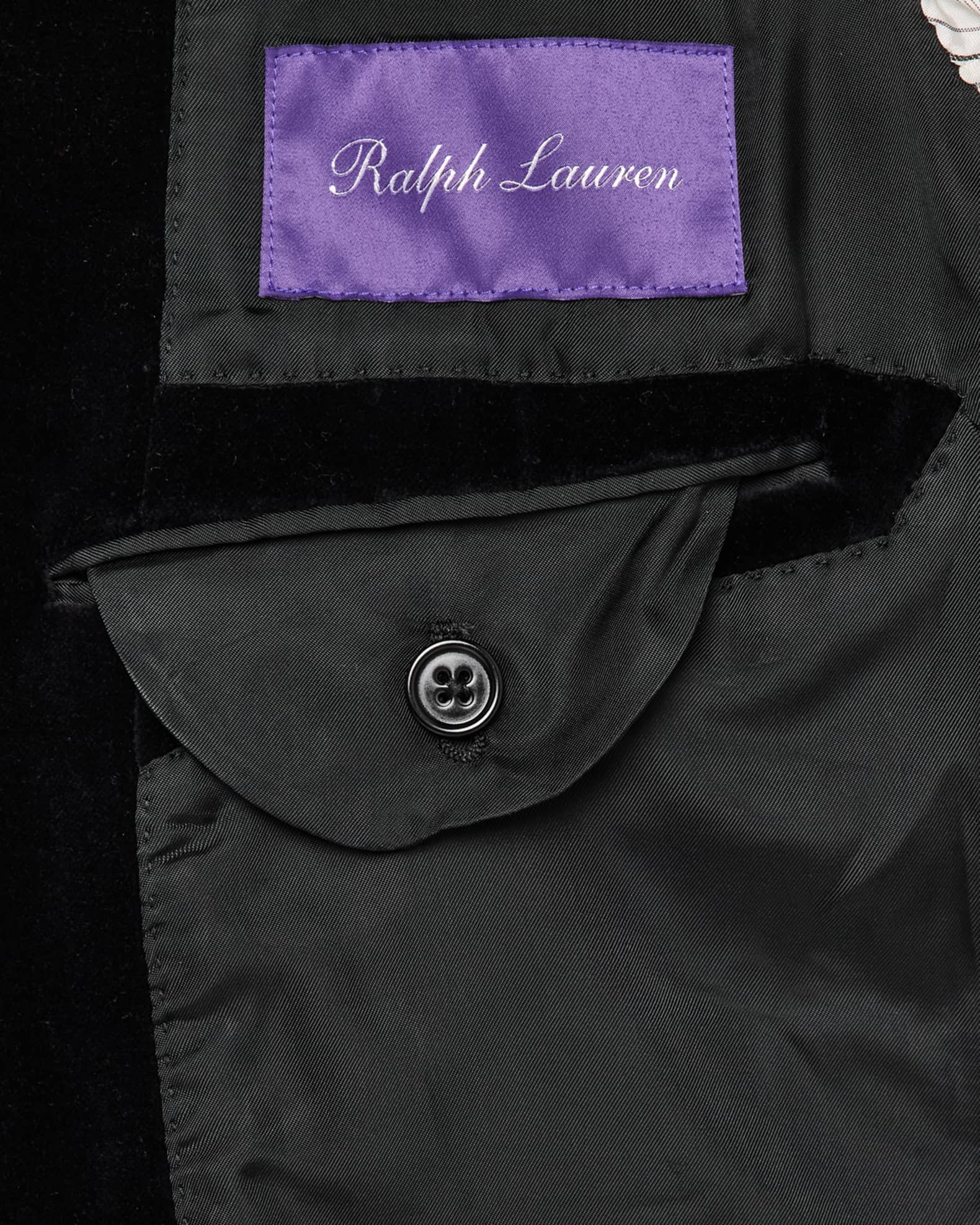 Ralph Lauren Purple Label Men's Kent Hand-Tailored Velvet Dinner Jacket ...