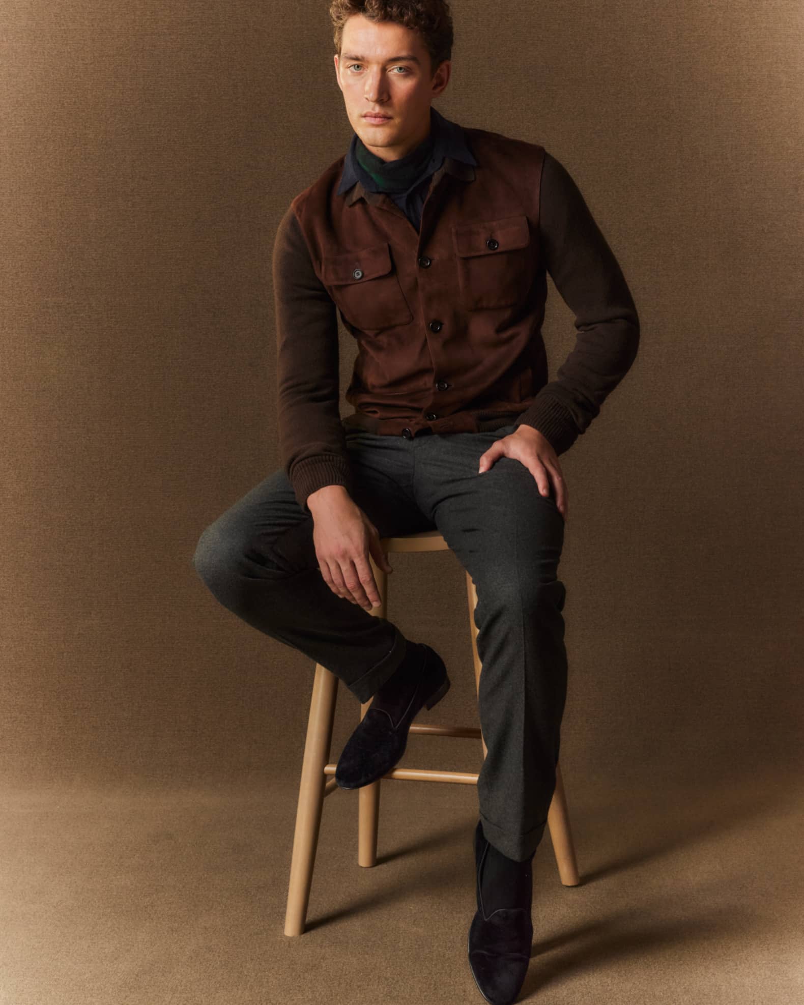 Ralph Lauren Purple Label Men's Gregory Hand-Tailored Wool Trousers ...