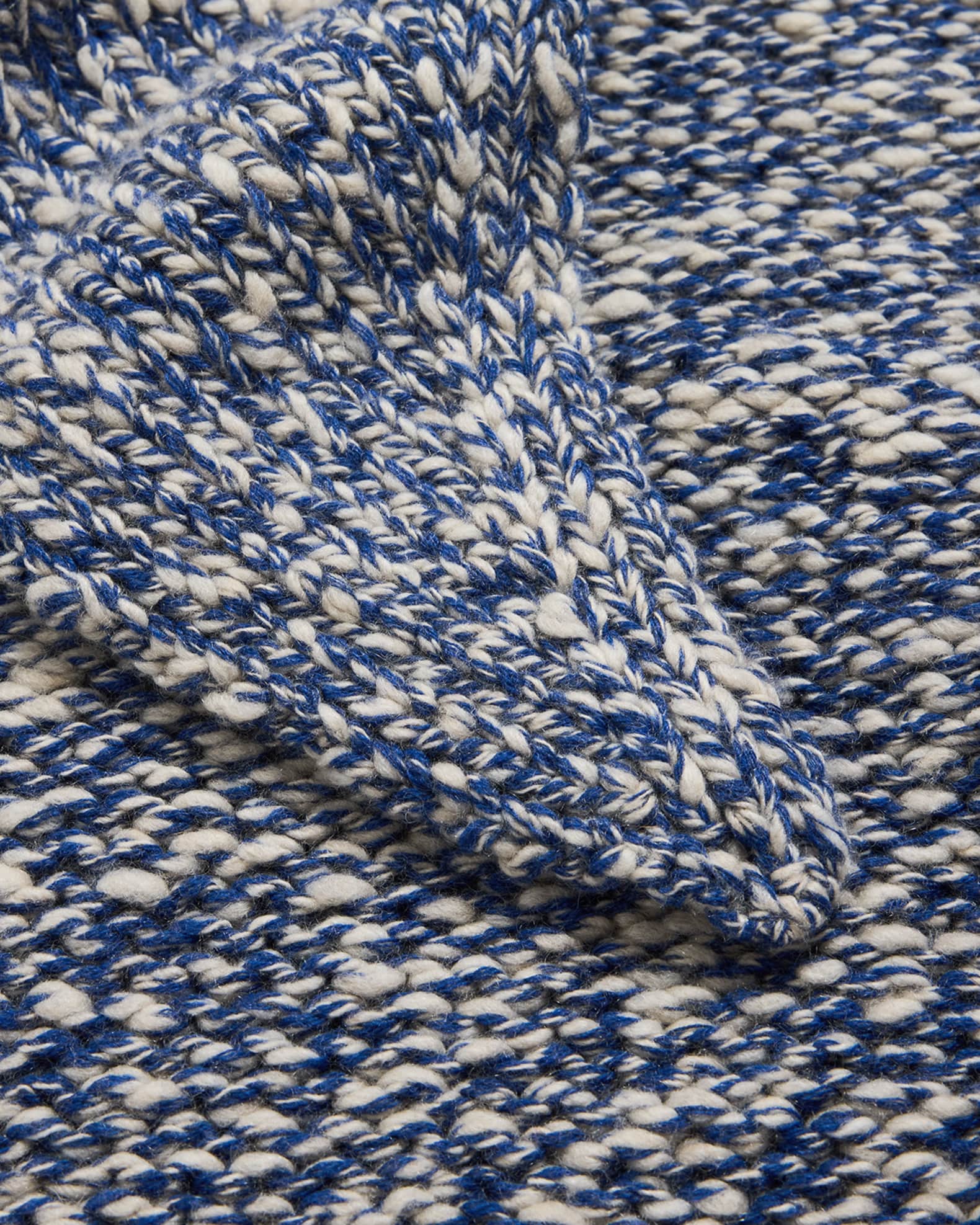 THE ROW Hodge Cashmere Knit Triangle Scarf | Neiman Marcus