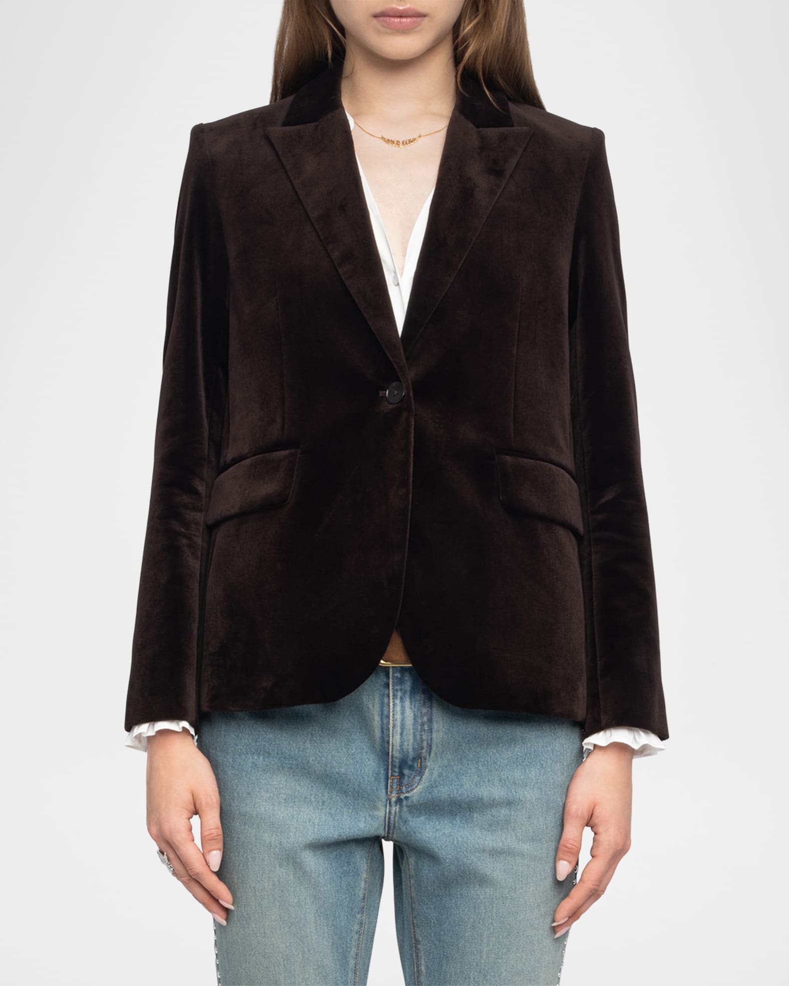Zadig & Voltaire Vavy Velvet Blazer | Neiman Marcus