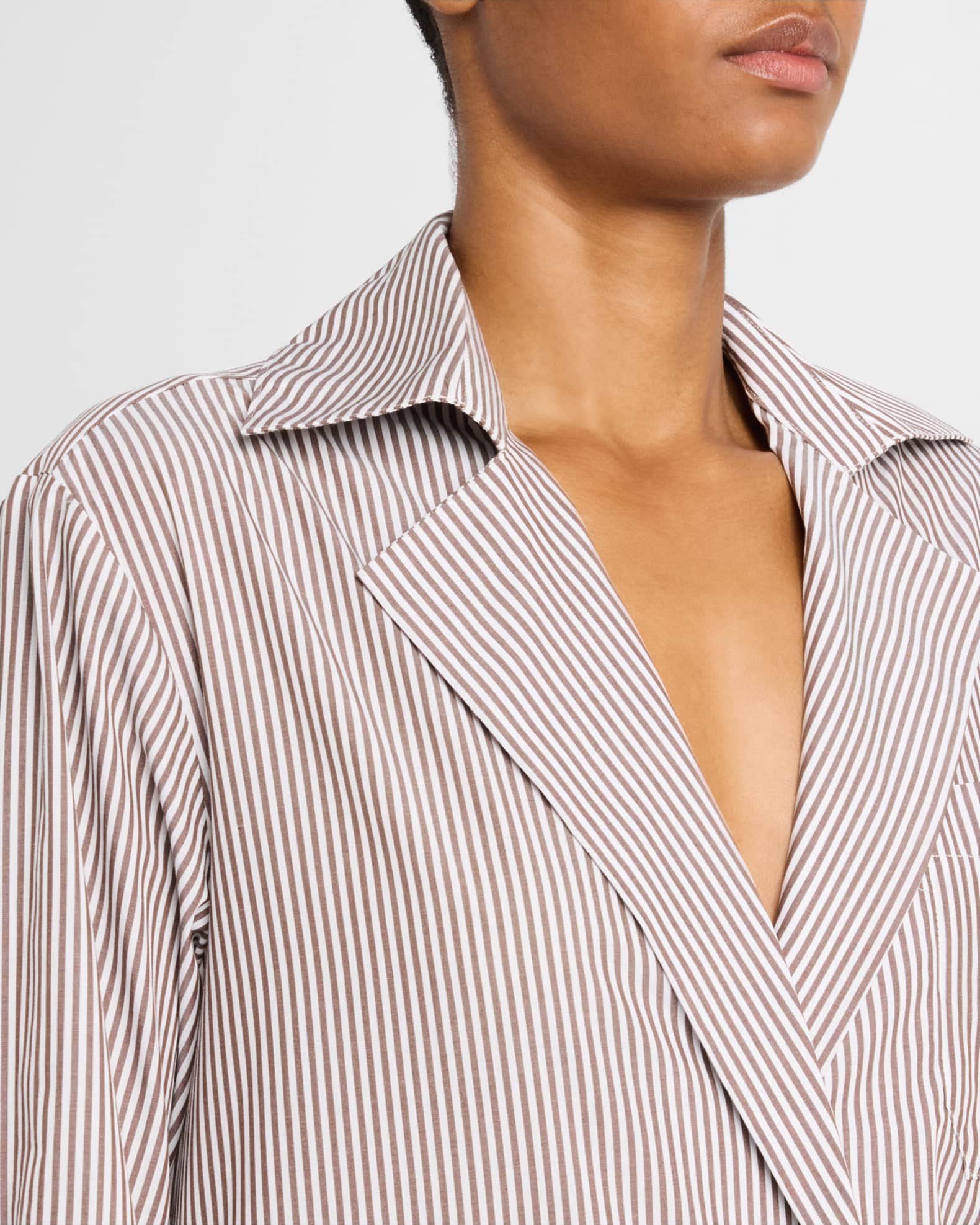 No Pise La Grama Daniela Stripe Shirt | Neiman Marcus
